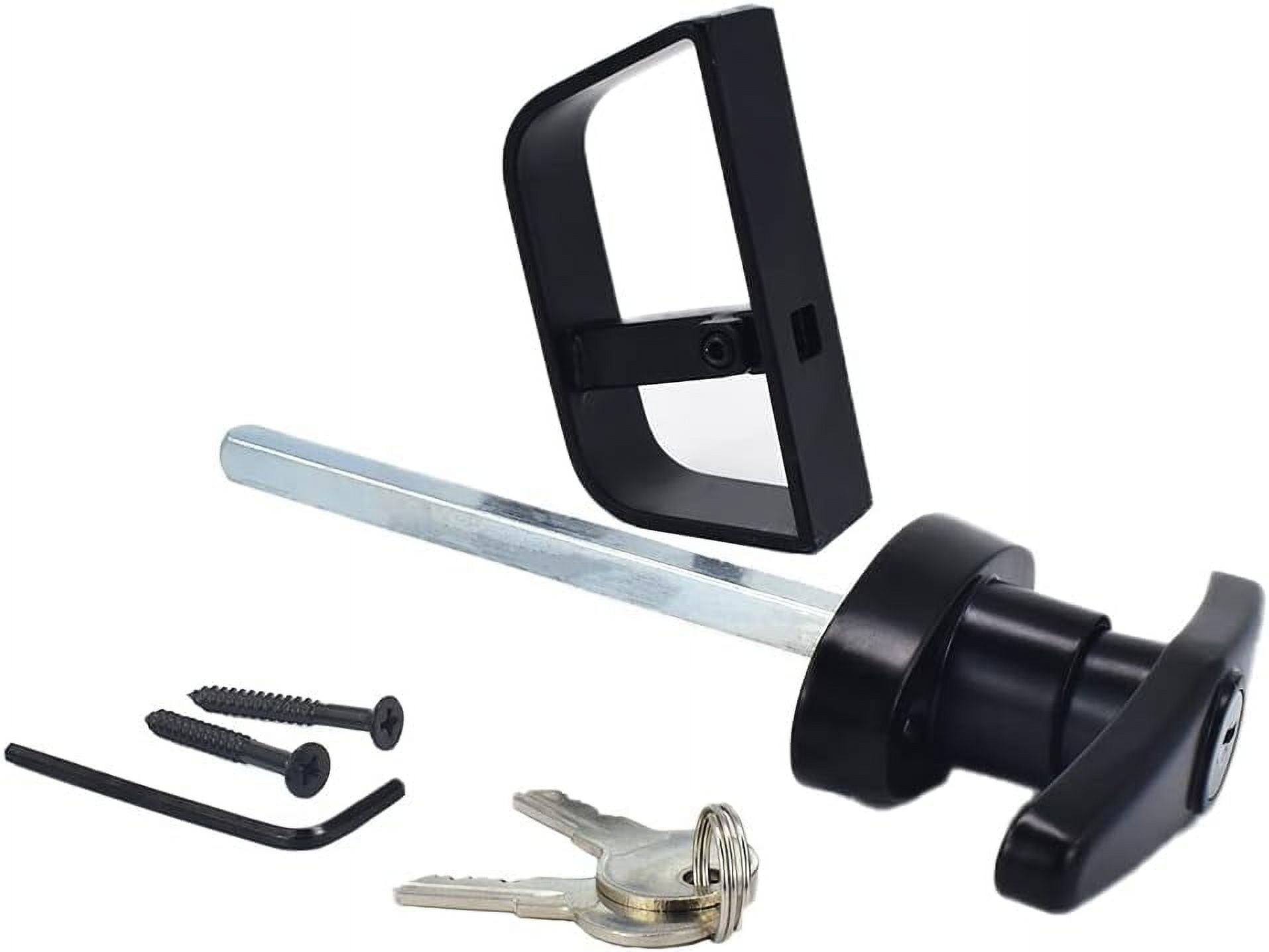 Powder Coated Finish Shed Door T-Handle Lock, Weather Resistant With ...
