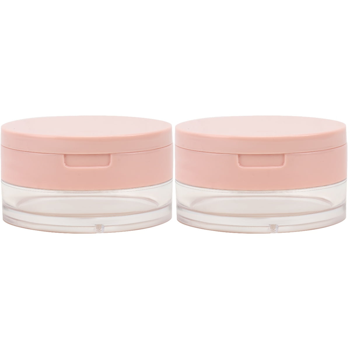 Powder Container Mirror Plastic Containers Puff Small Makeup Organizer ...