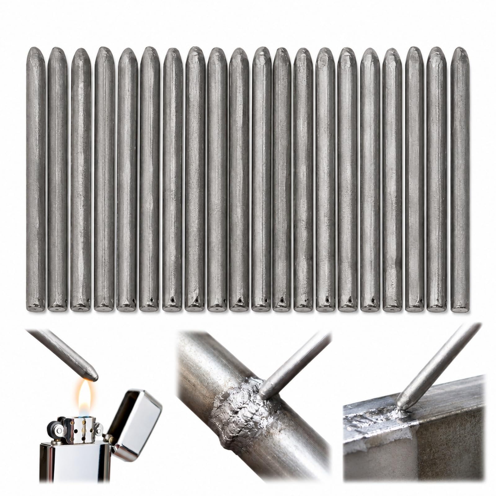 Powder Cored Aluminum Welding Rods, Low Temperature Easy Melt ...