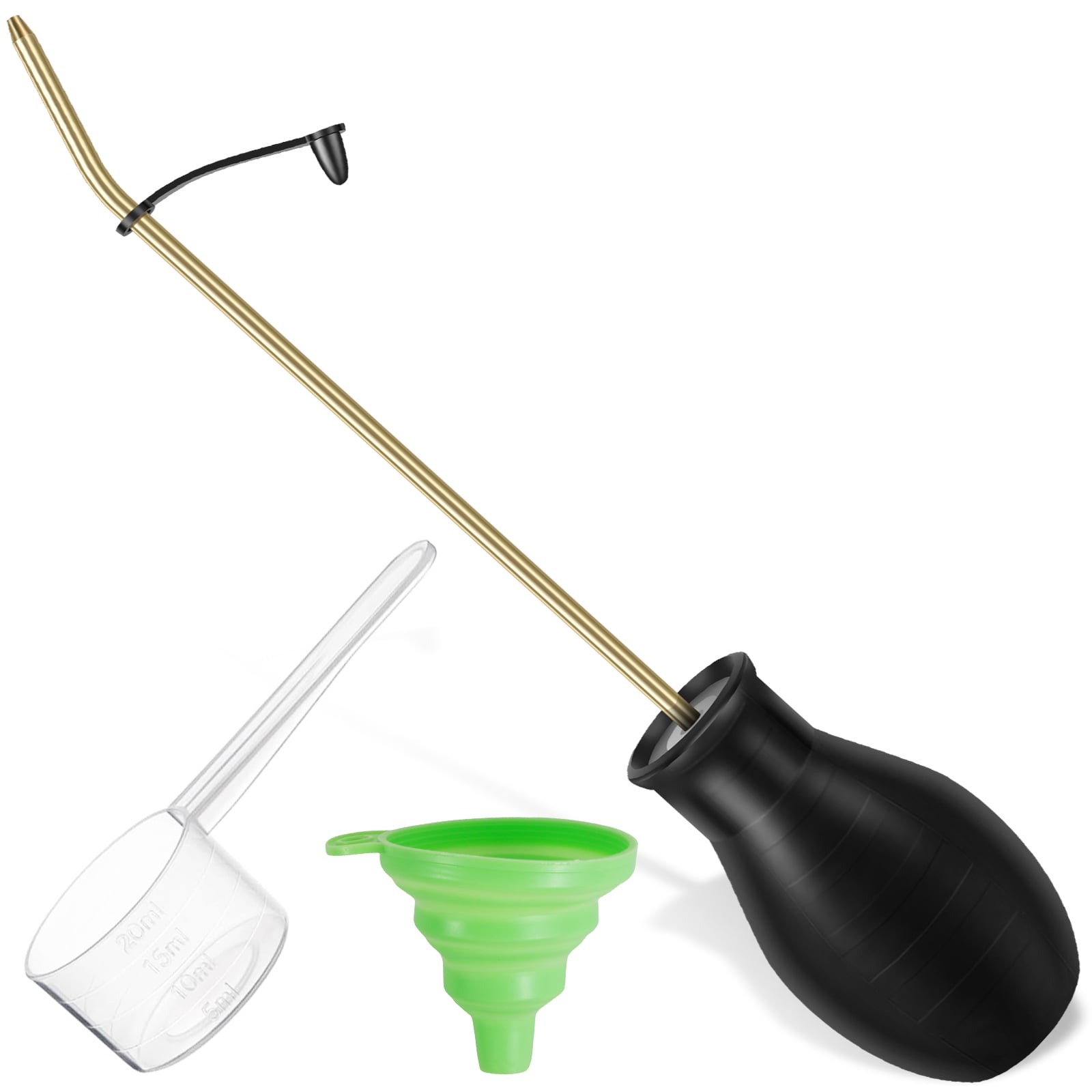 Powder Duster Rubber Garden Powder Applicator with Long Brass Tube ...