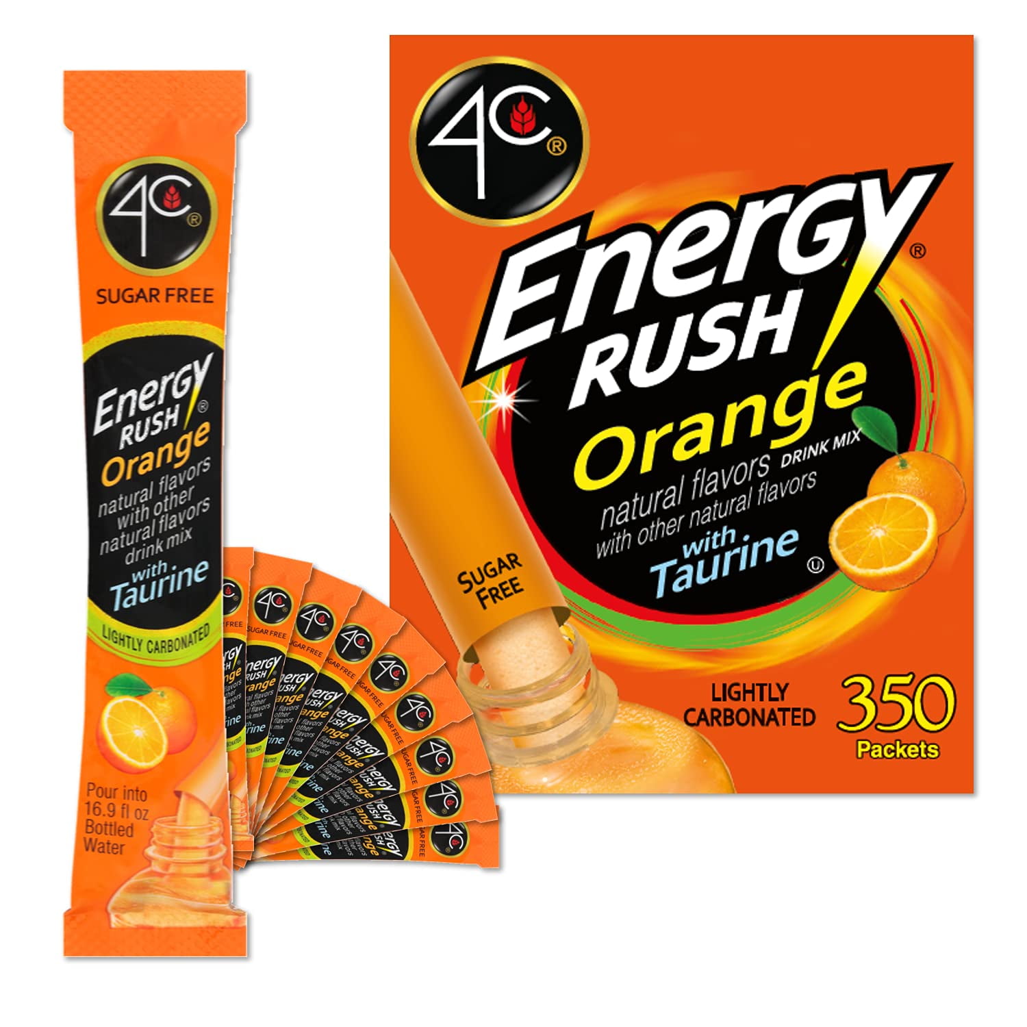 Powder Energy Rush Stix, Energy Rush - Orange 350 Count, Bulk Buy ...