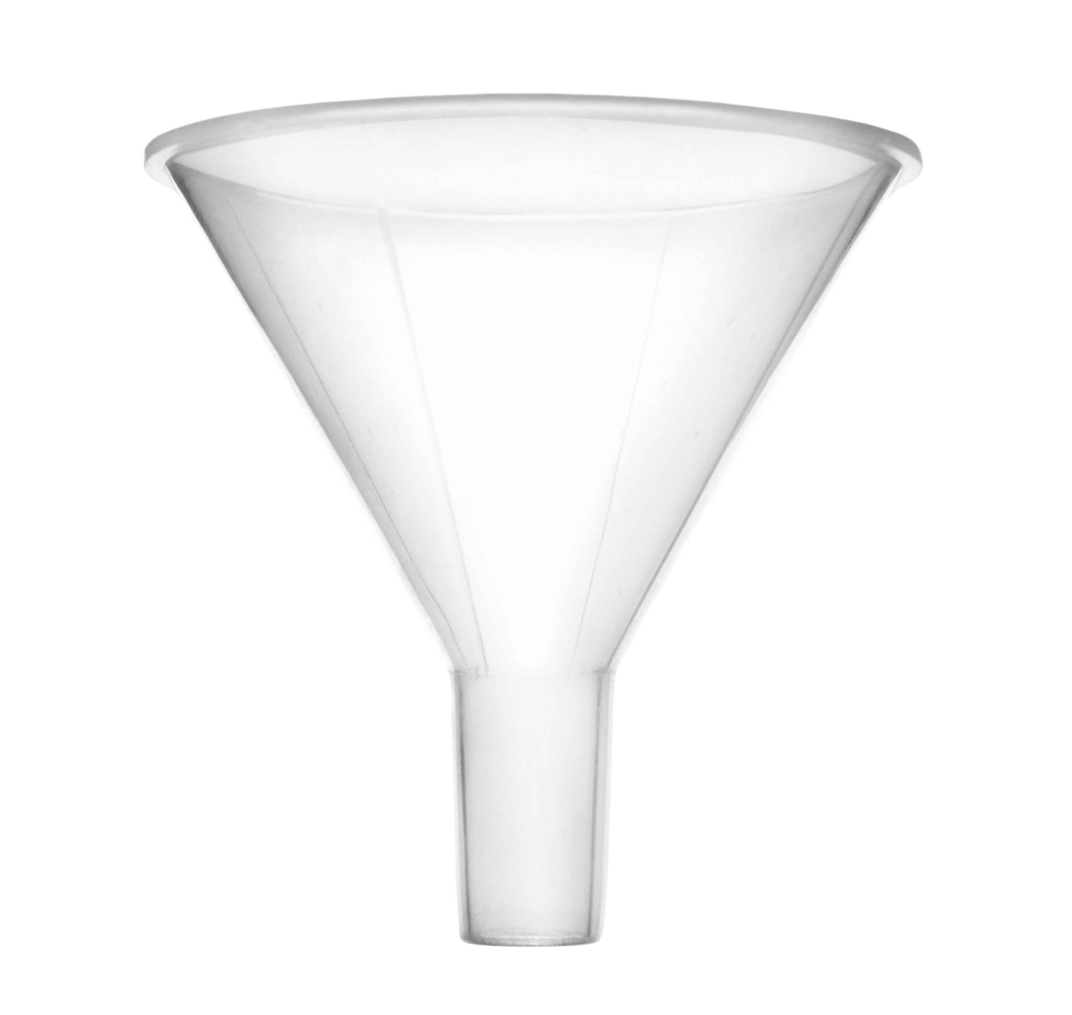 Powder Funnel, 2.6" - Polypropylene Plastic - Parallel Stem - Resistant ...
