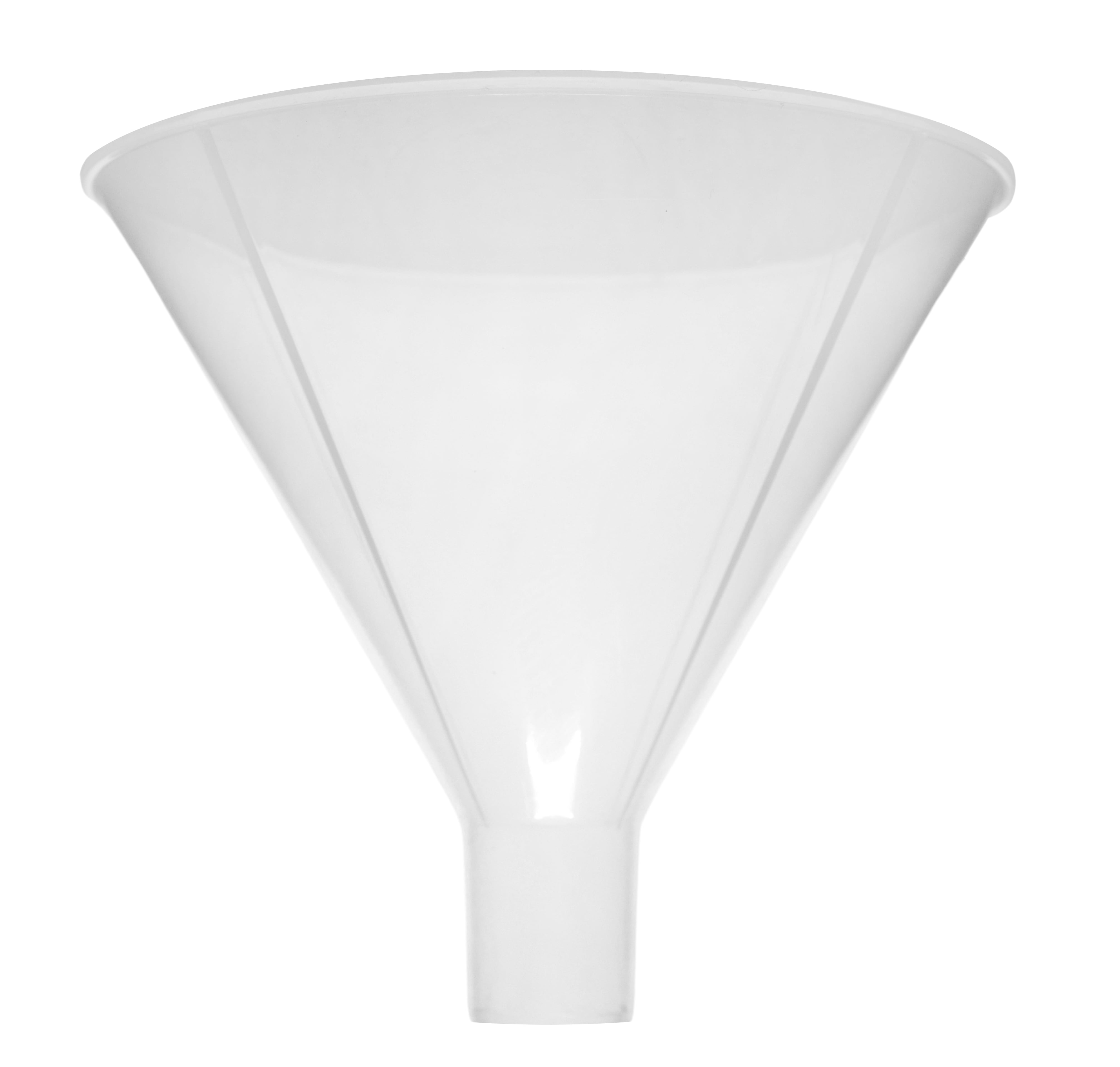 Powder Funnel, 4" - Polypropylene Plastic - Parallel Stem - Resistant ...