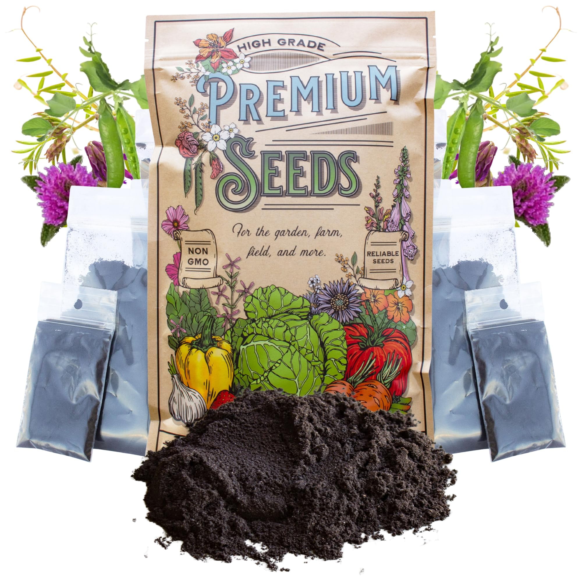 Powder Inoculant - Cover Crop AIS1 Seed Inoculant for Seeds - 10 Oz Bag ...