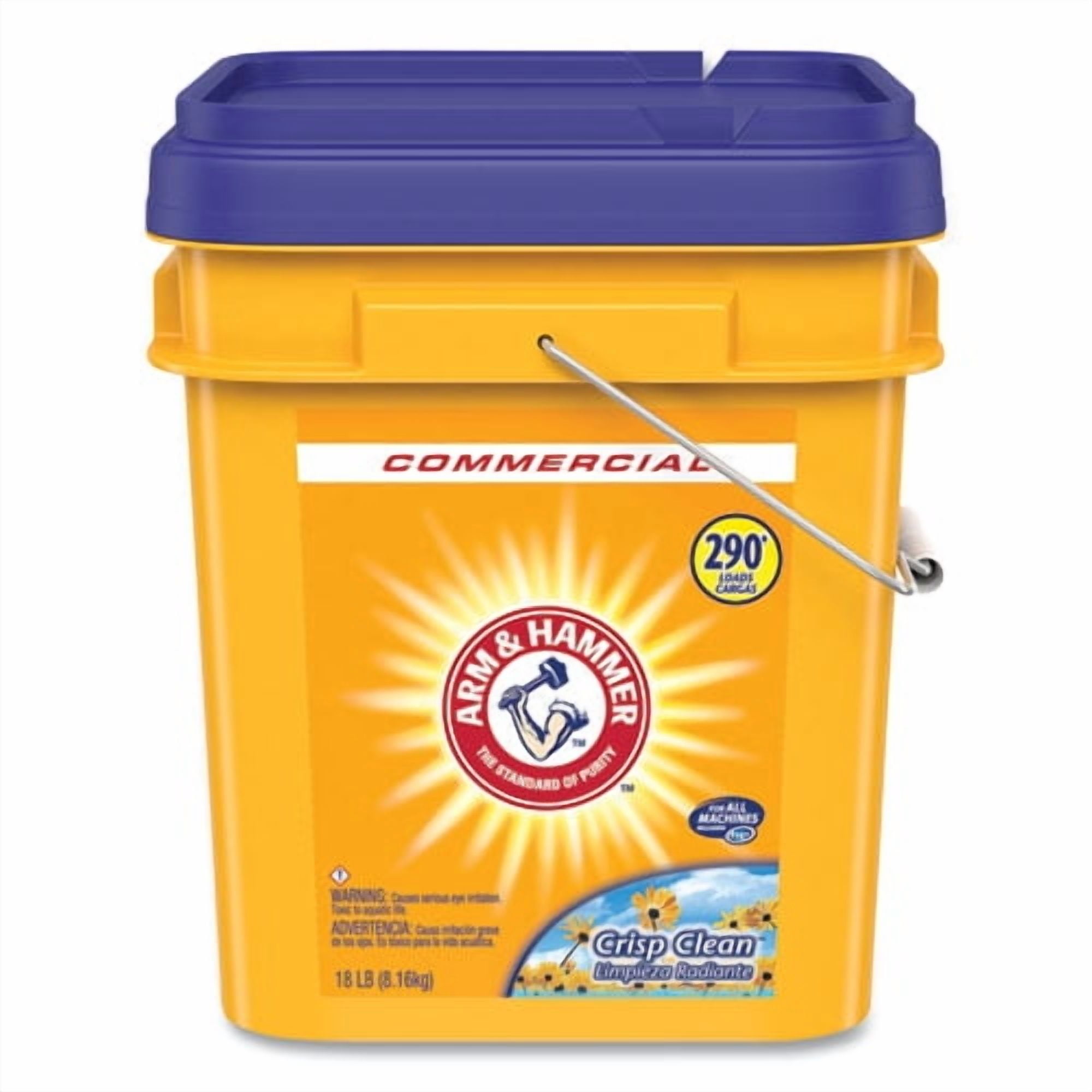 Powder Laundry Detergent, Crisp Clean, 18 lb Pail | Bundle of 5 ...