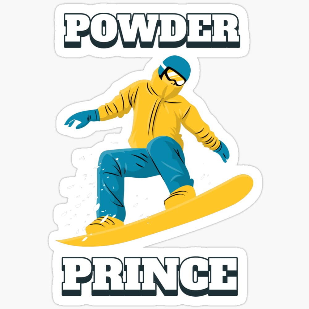 Powder Prince Sticker Phone Decal Water Bottle Stickers Car Decals ...