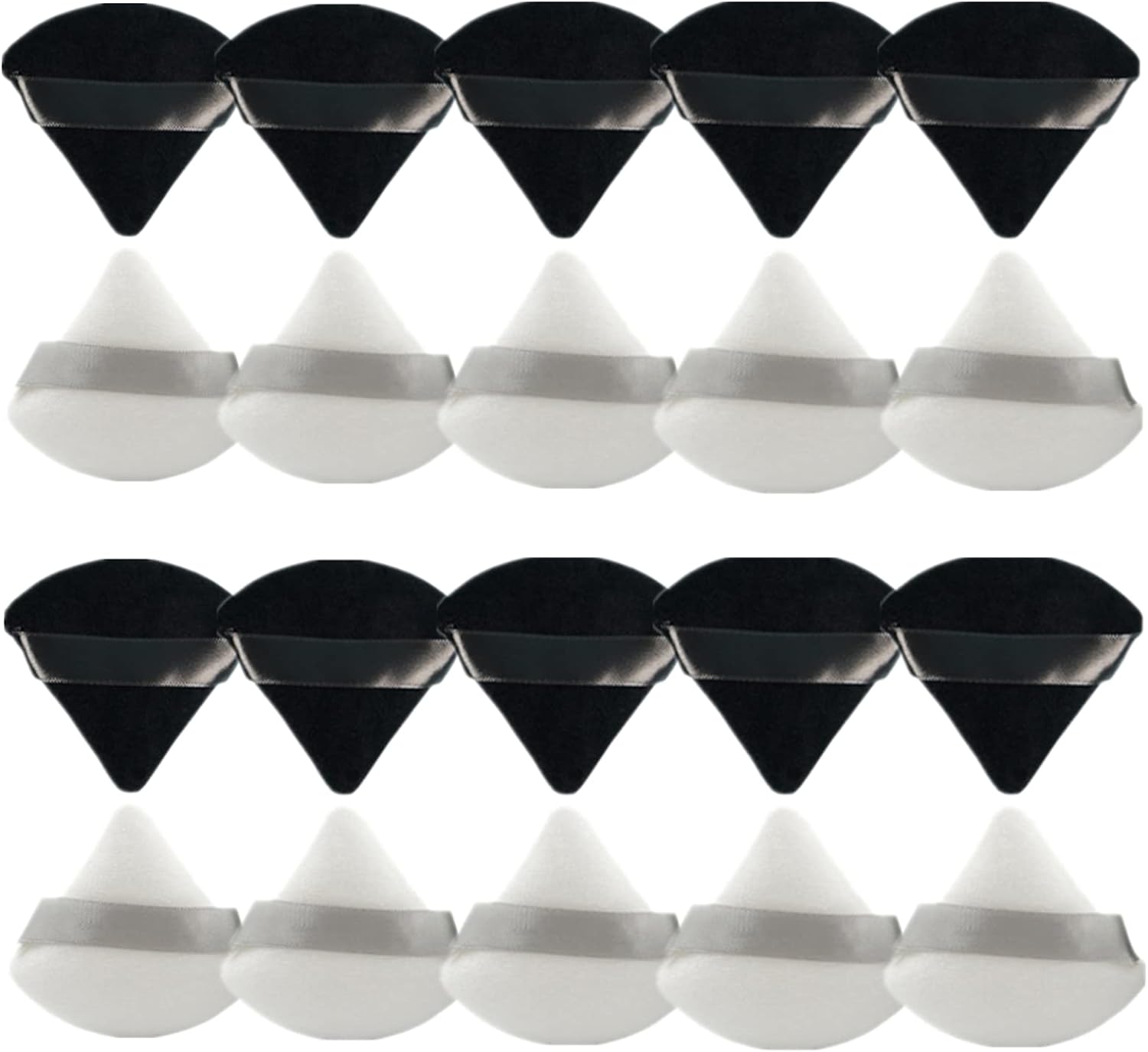 Powder Puff- 20 Pcs Face Triangle Makeup Powder Puffs Applicator Body ...