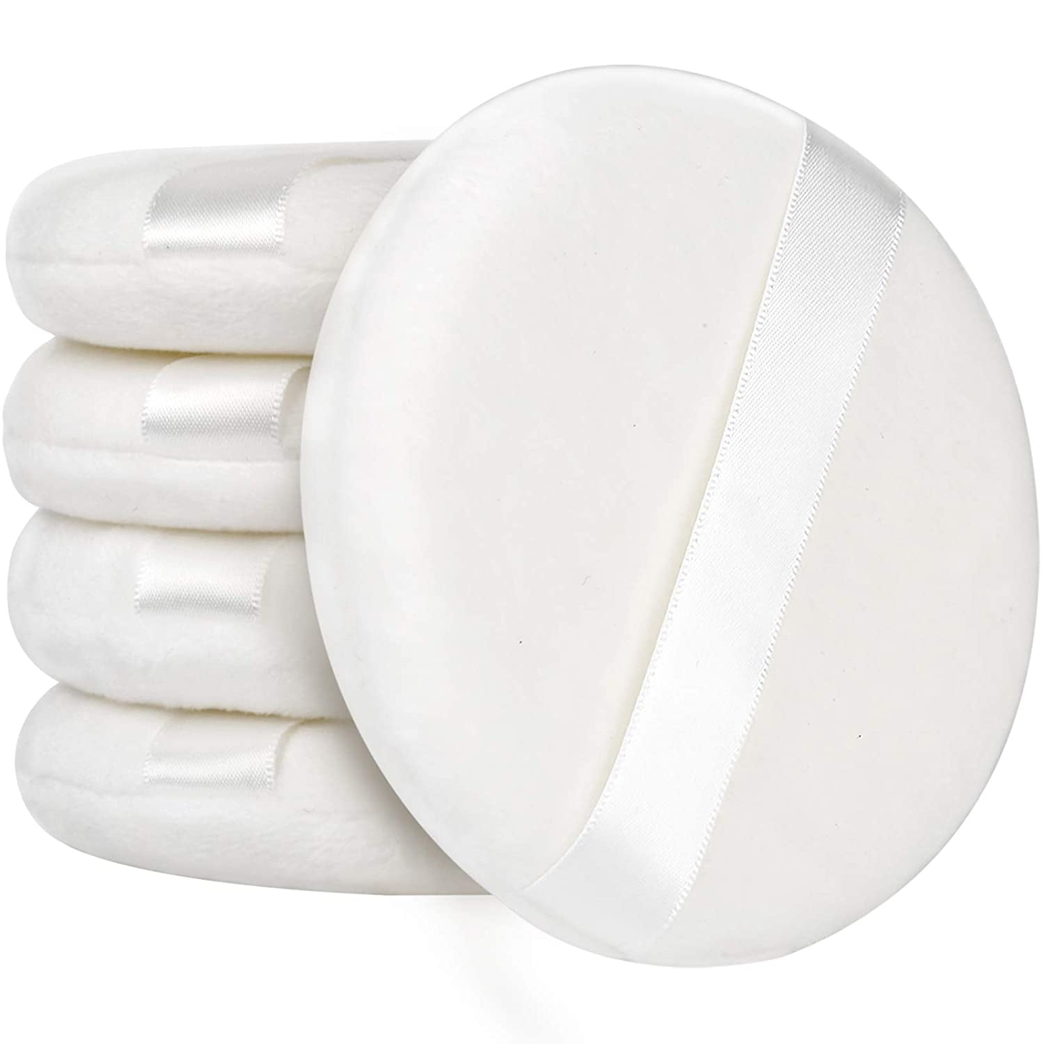 Powder Puff, Southwit 5pcs 4 Inch Large Loose Powder Puff for Body ...