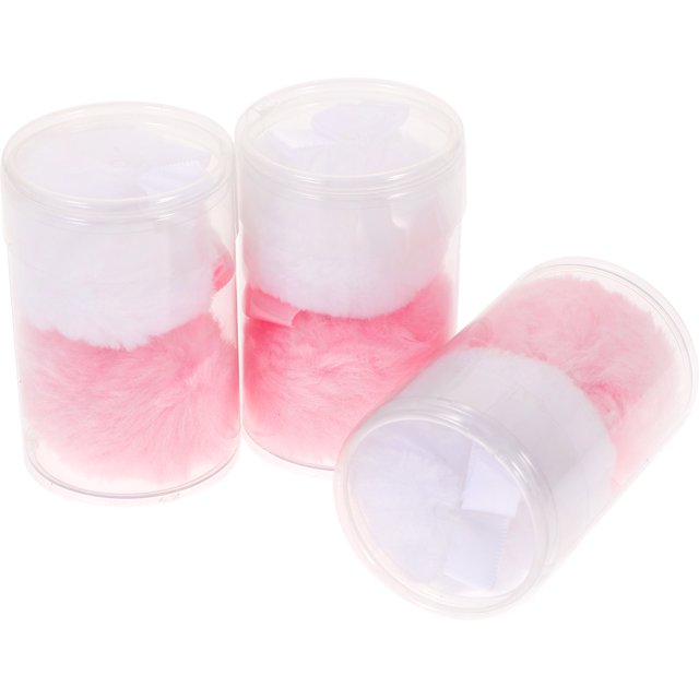Powder Puff Supple Loose Fluffy Pure Cotton Round Body Puffs Girl ...