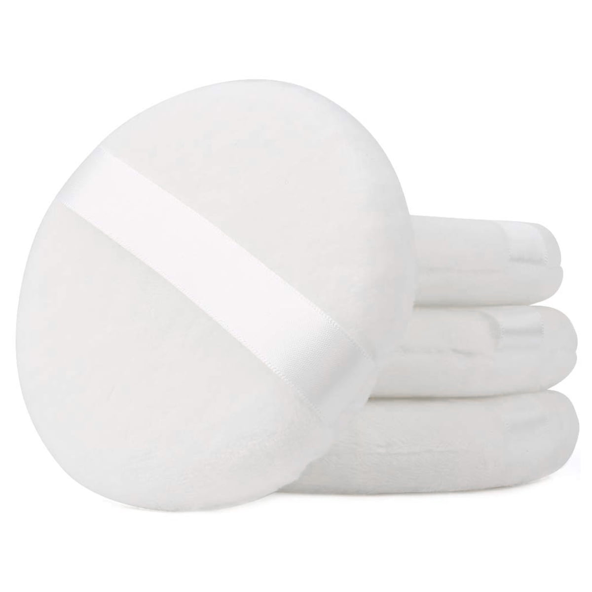 Powder Puff, Ultra Soft Washable Large Round Velour Powder Puff Loose ...