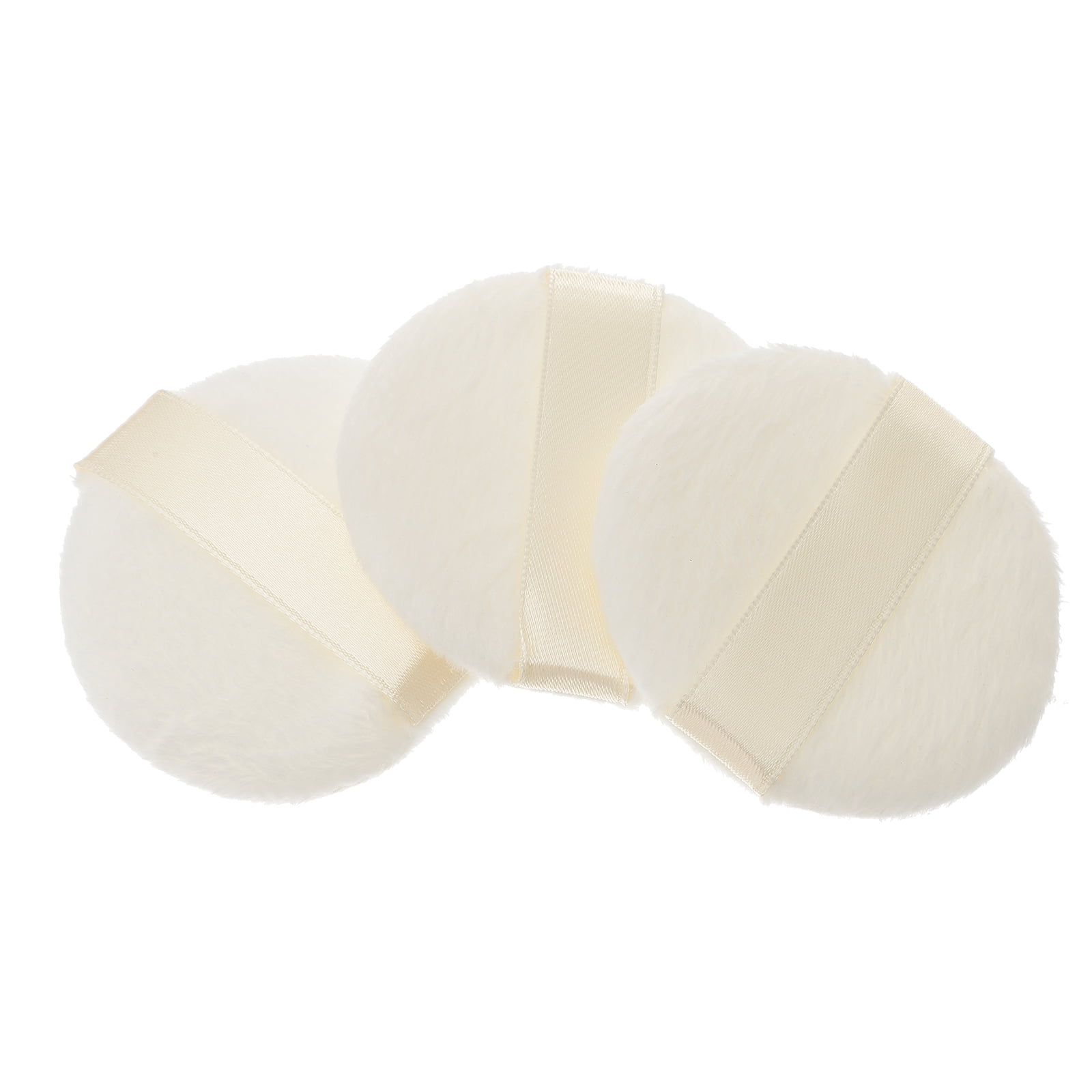 Powder Puff, Washable Velour Fluffy Body Powder Puffs with Ribbon ...