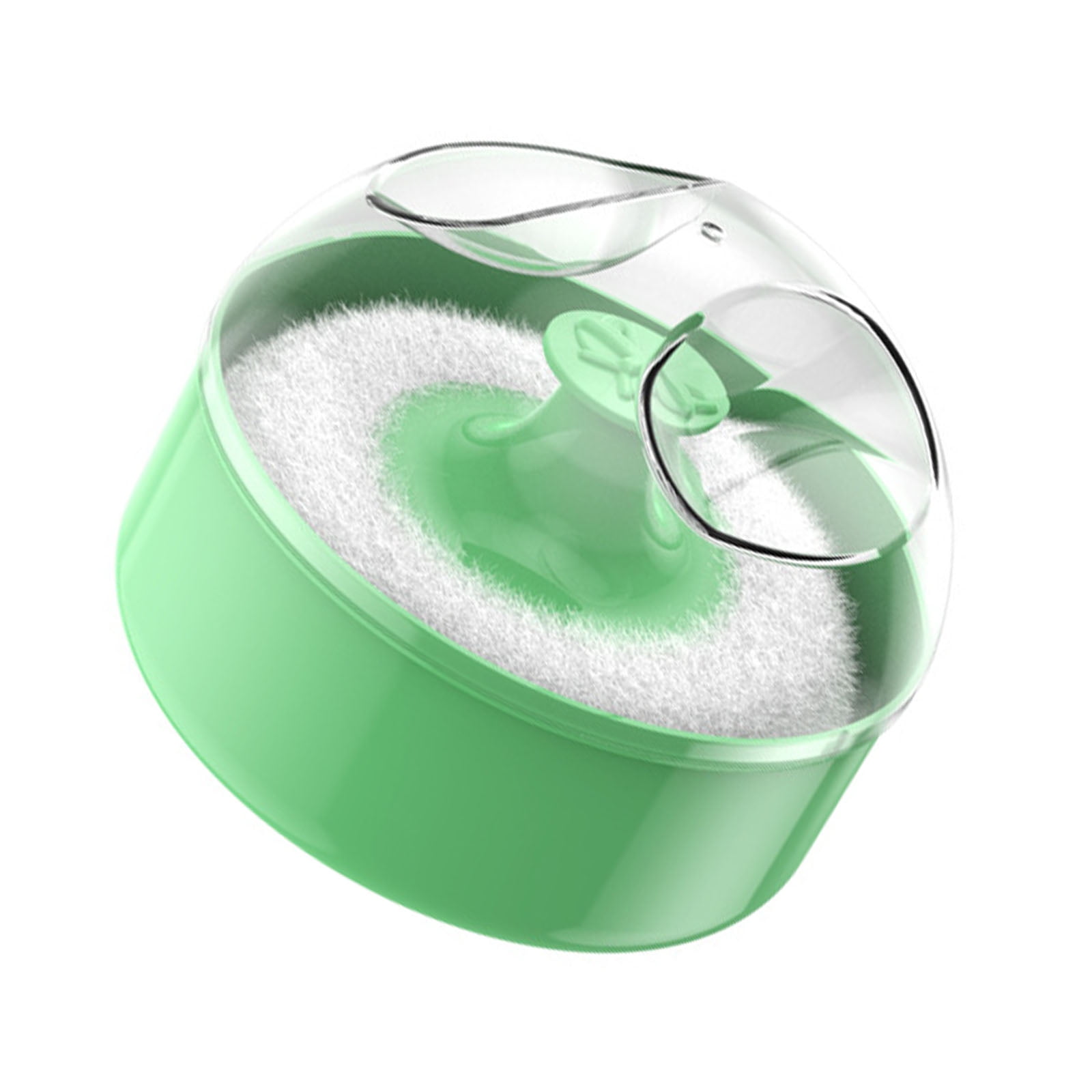 Powder Puff with Case Body Cosmetic Powder Puff Empty Loose Powder Box ...