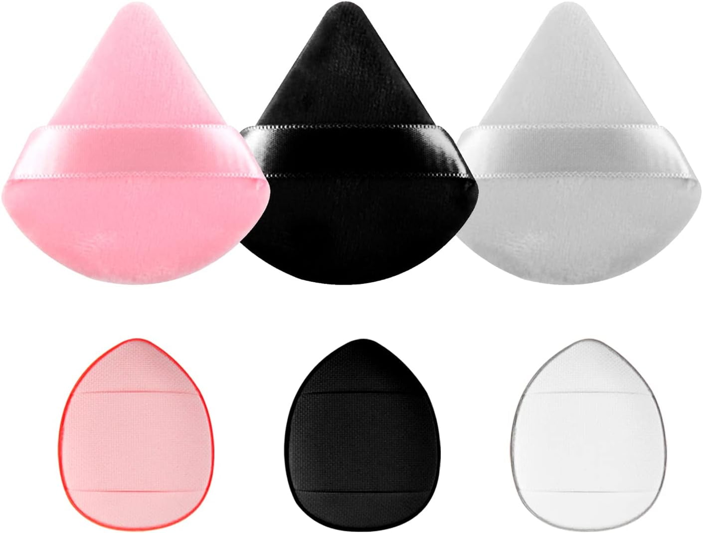 Powder Puffs with Finger Size Powder Puff,Triangle Powder Puff,Makeup ...