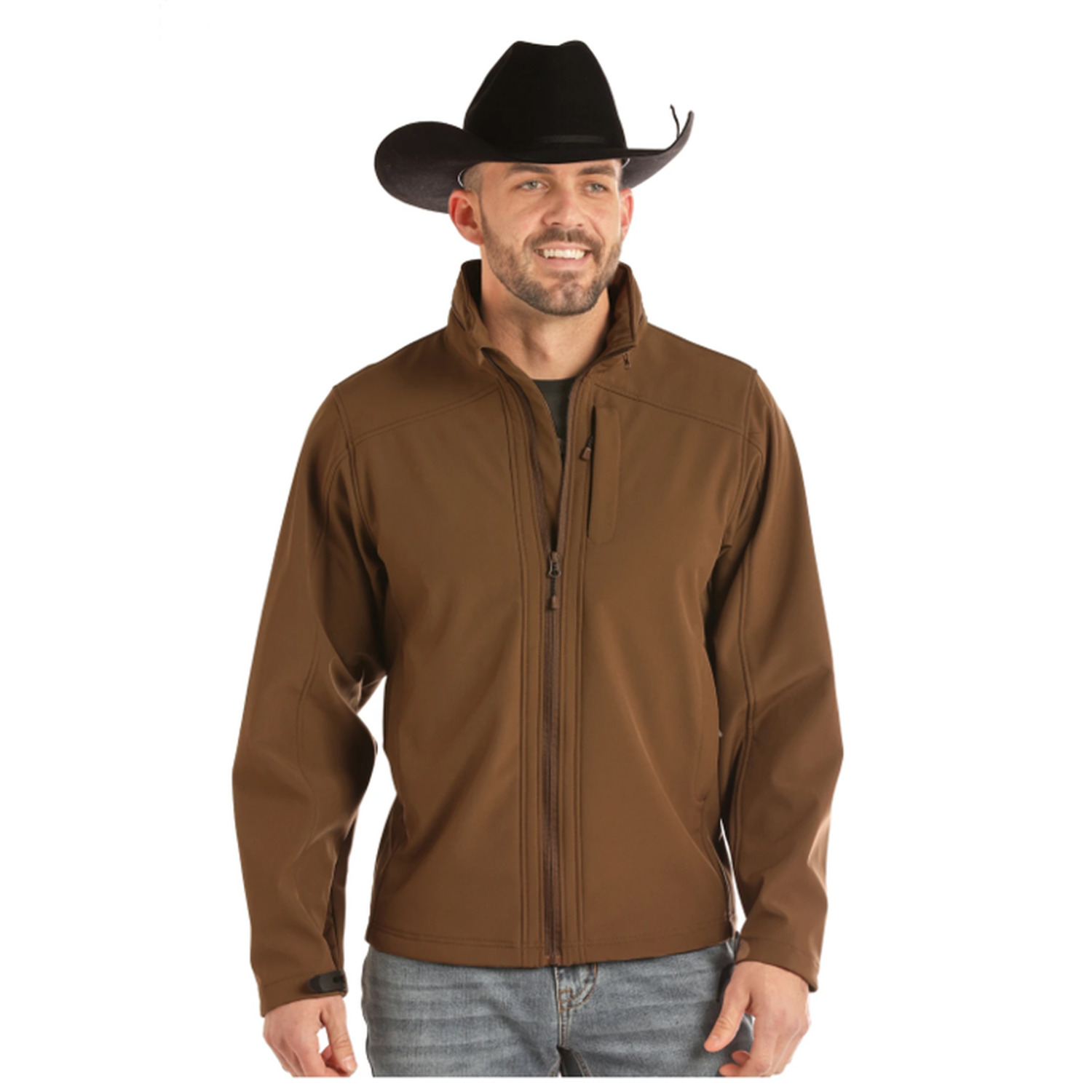 Powder River® Men's Performance Brown Softshell Jacket 92-9646-22 ...