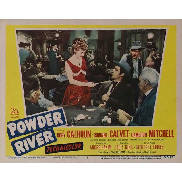 Powder River - movie POSTER (Style A) (11" x 14") (1953) - Walmart.com