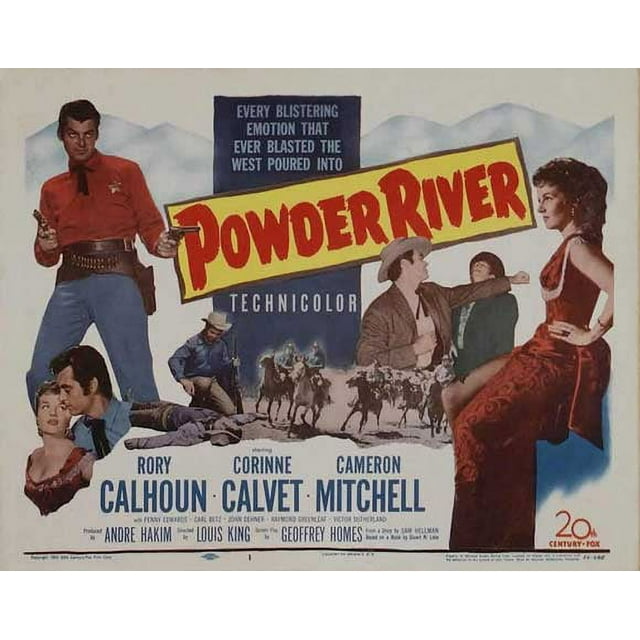 Powder River - movie POSTER (Style A) (11" x 17") (1953) - Walmart.com