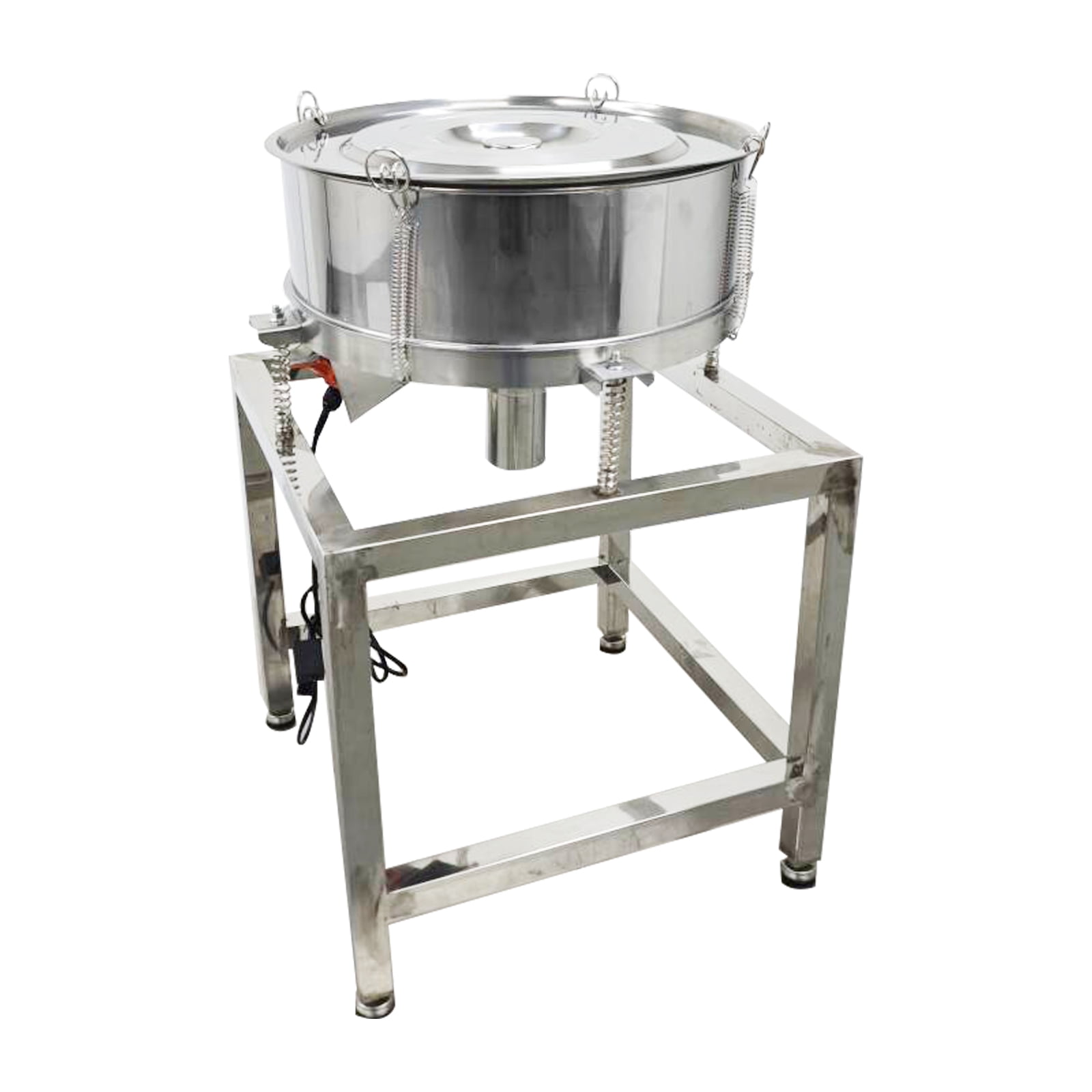 Powder Shaker Round Powder Vibrating Screen with Seal Cover - Walmart.com