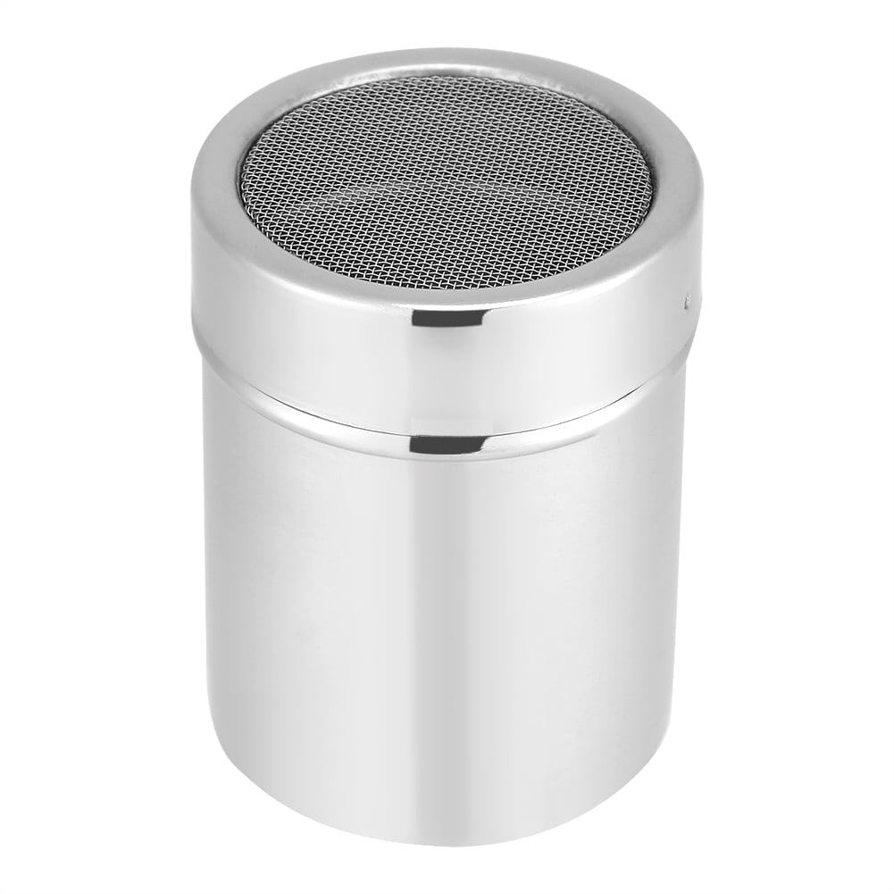 Powder Sugar Shaker,304 Stainless Steel Powder Shaker Duster Mesh ...