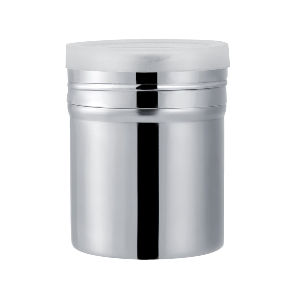Powder Sugar Shaker with Lid - Stainless Steel Fine Mesh Shaker ...