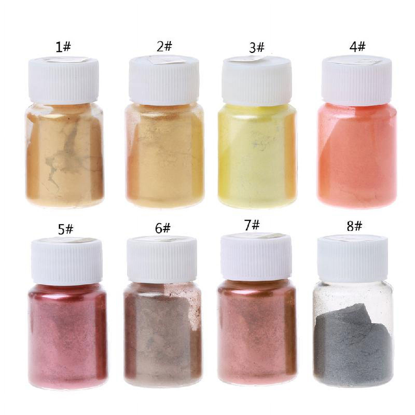 Powder for Soap Making Resin 8 Color Pigment Mica Powder for Candle ...