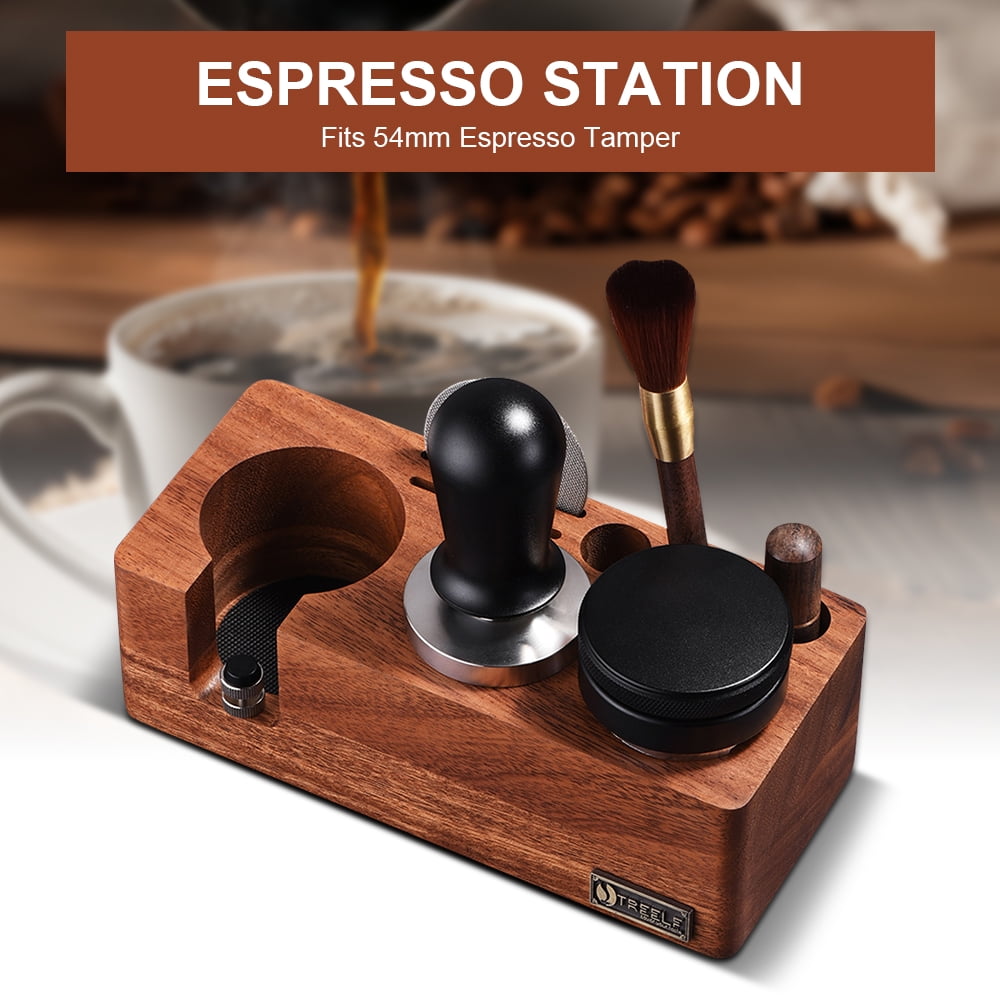 Powder press,Tamper Espresso Stirrer Espresso Kit Wooden Bar Office ...