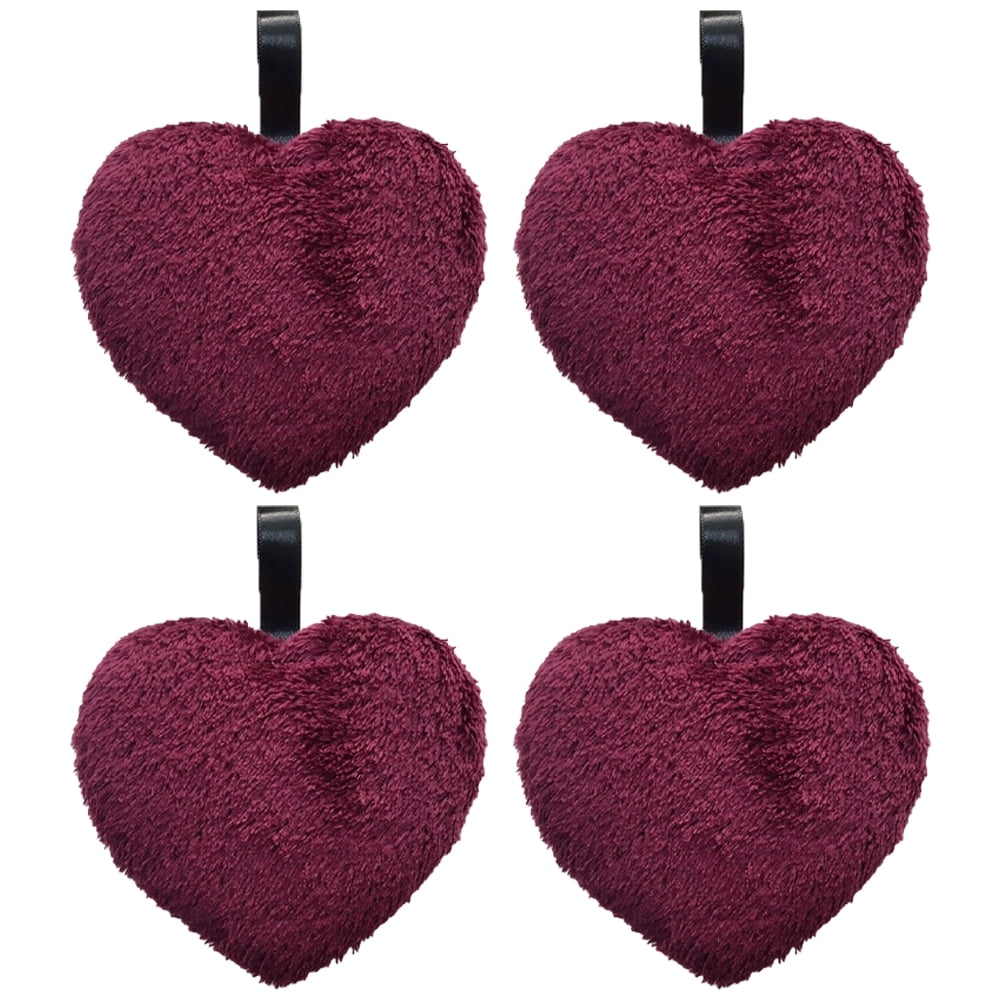 Powder Puff Soft Washable Large Round Velour Body Powder-Claret ...