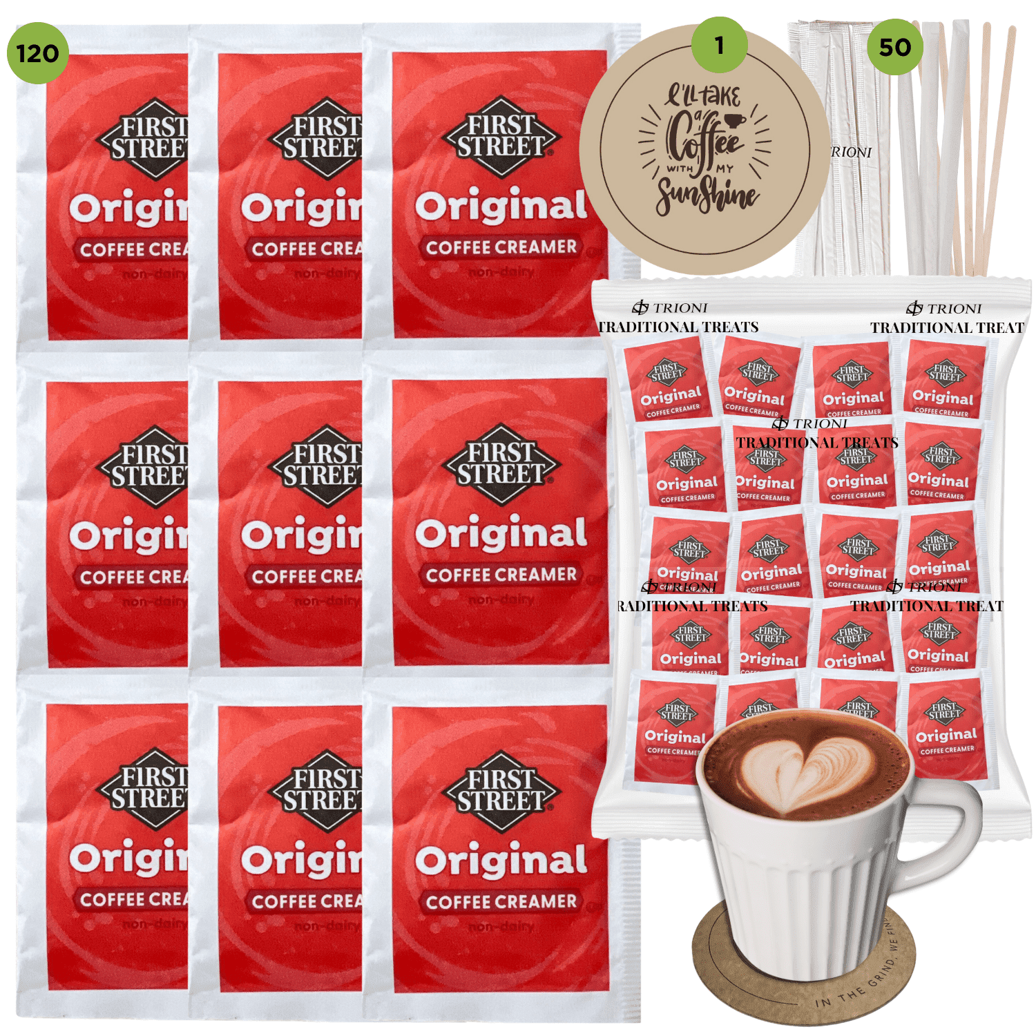 Powdered Coffee Creamer Packets - 171 total count of Original Coffee ...