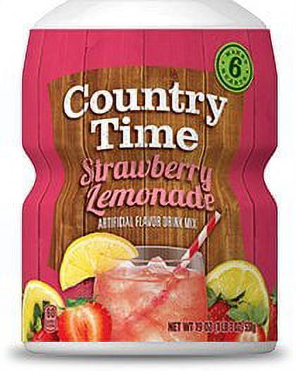 Powdered Drink Mix Strawberry Lemonade 18oz Tub (Pack of 3) - Walmart.com
