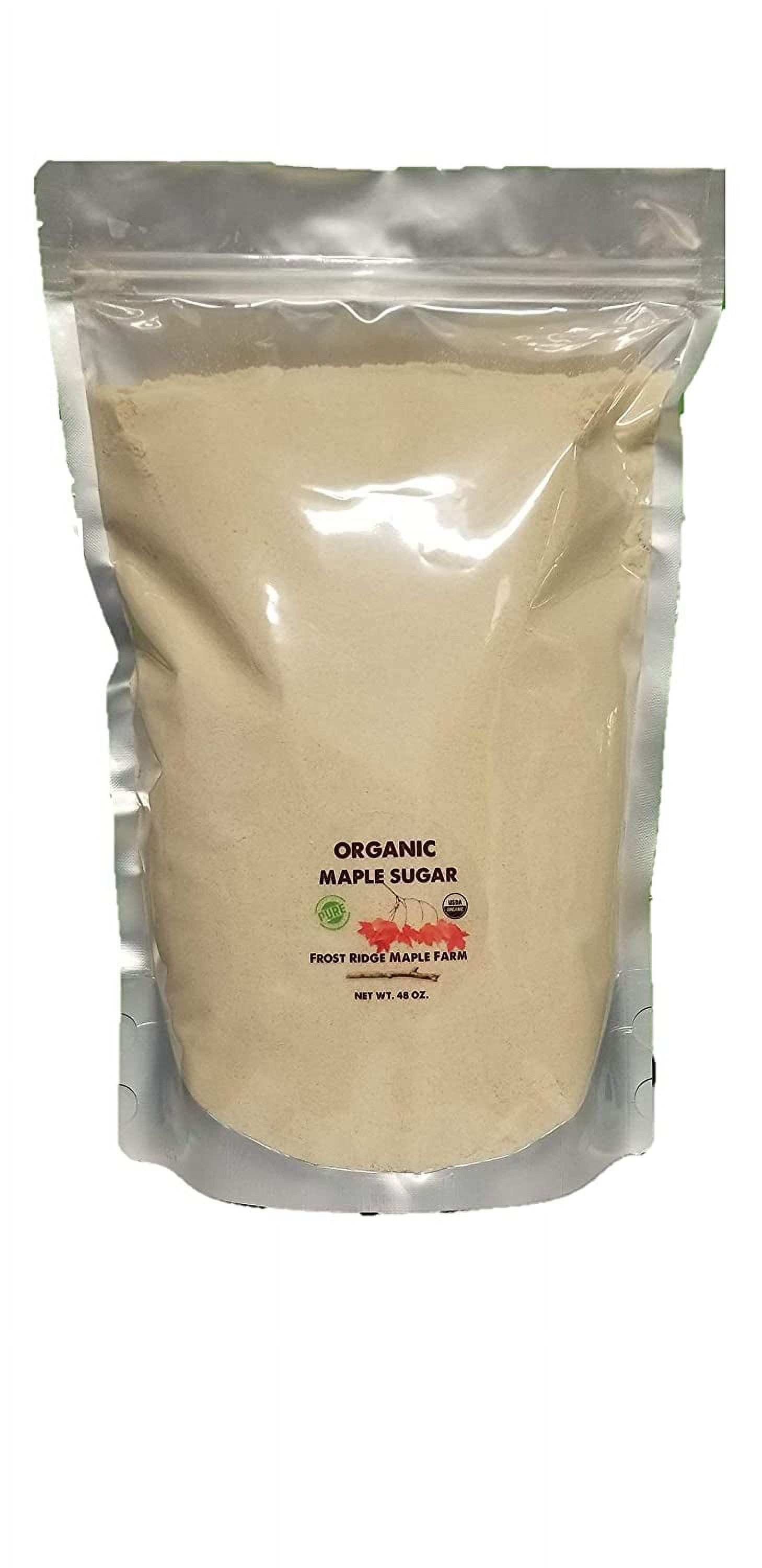 Powdered Granulated Organic Maple Sugar, Grade A, 48 oz. - Walmart.com