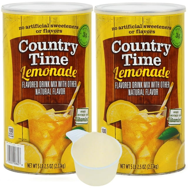Powdered Lemonade Drink Mix- CountryTime Refreshing Lemonade Mix Powder ...