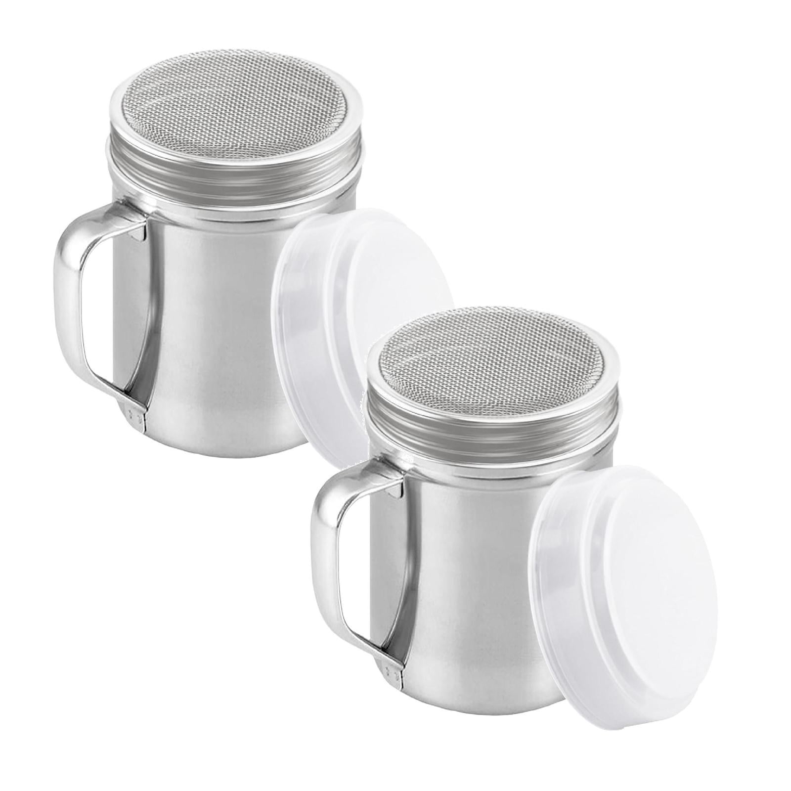 Powdered Sugar Shaker Duster With Handle Shakers For Coffee Bars Fine ...