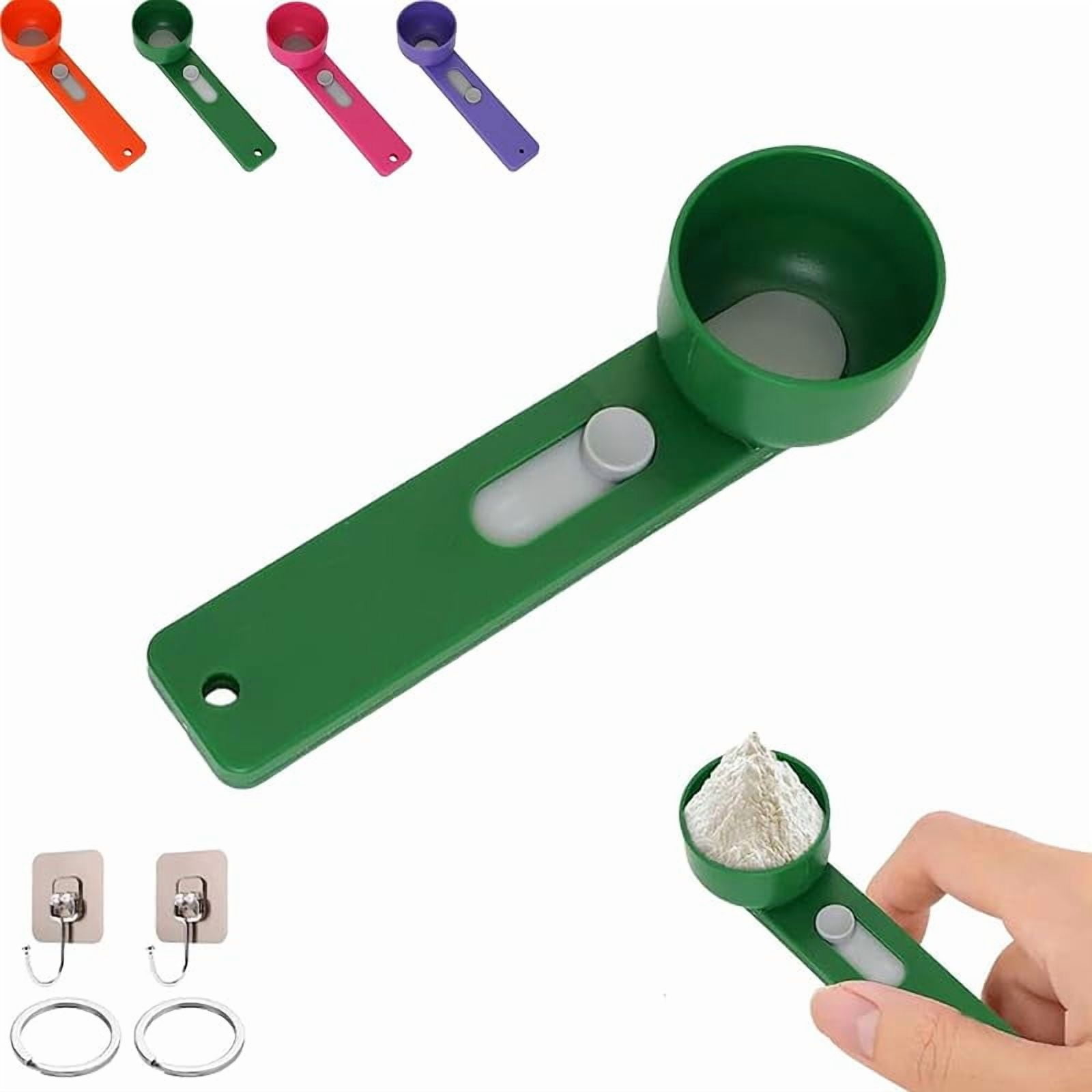 Powderpal Mess-Free Powder Scoop, Multifunctional Powder Sliding Spoon ...