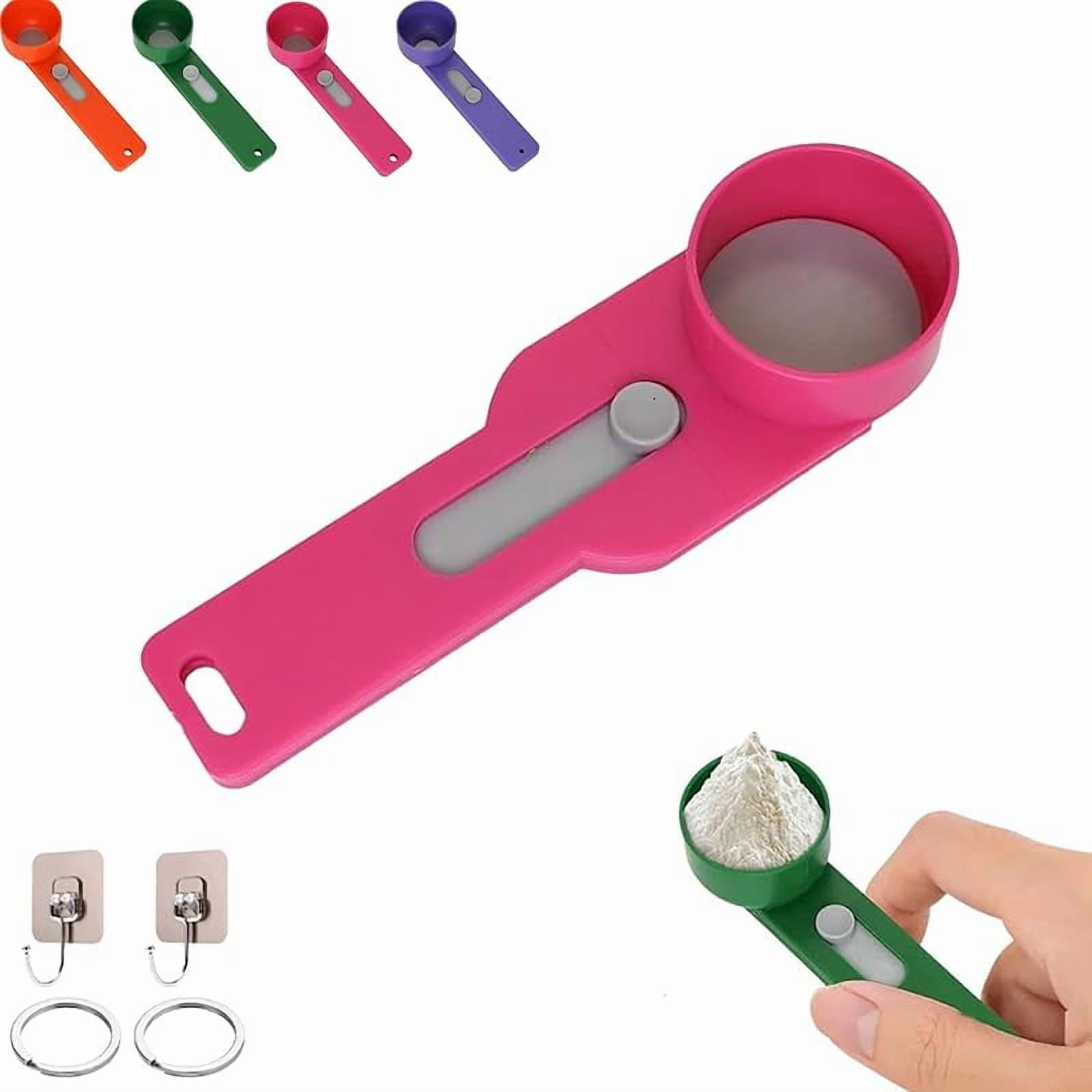 Powderpal Mess-Free Powder Scoop, Multifunctional Powder Sliding Spoon ...