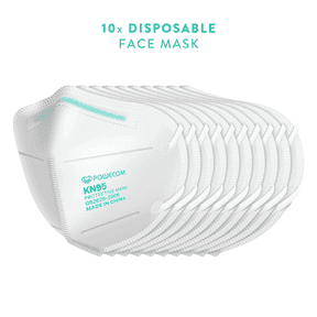 5ply White Disposable Face Mask - Foldable Masks- Pack of 30 - Walmart.com