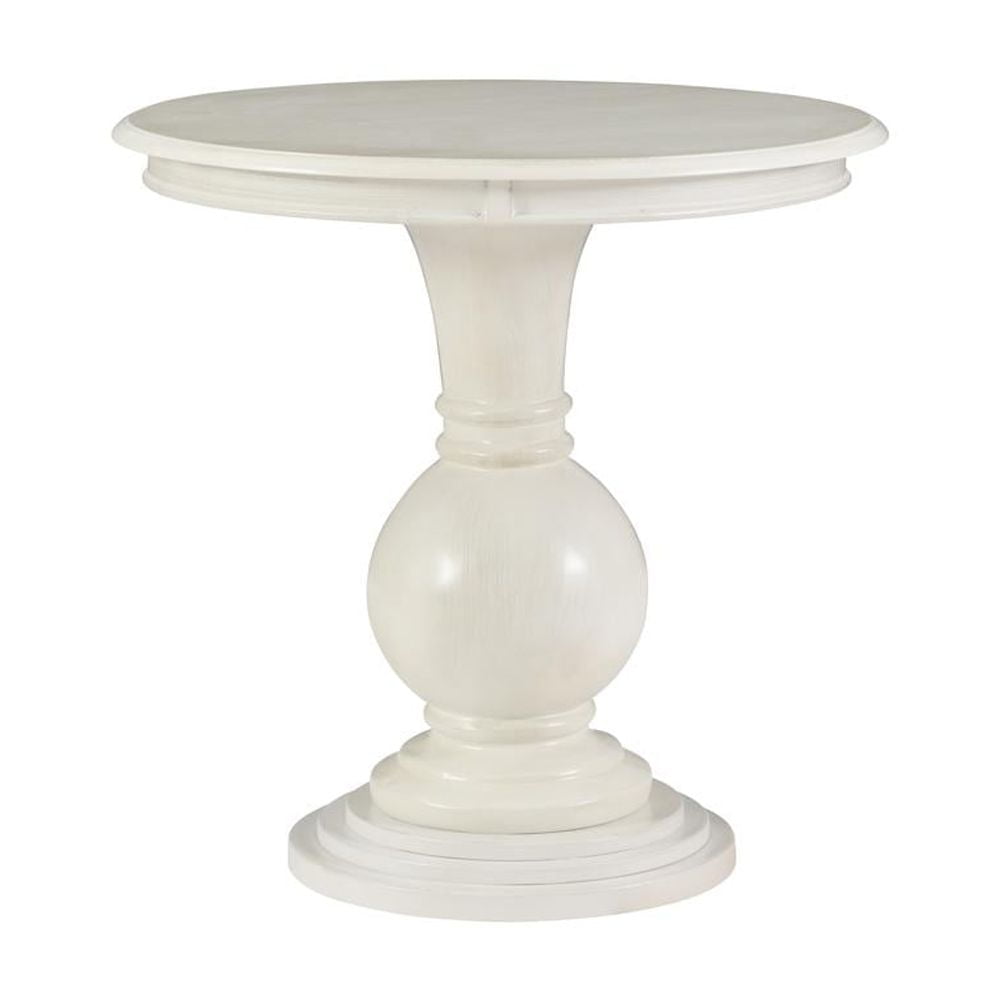 Powell Adeline Round Accent Table Cream - Walmart.com