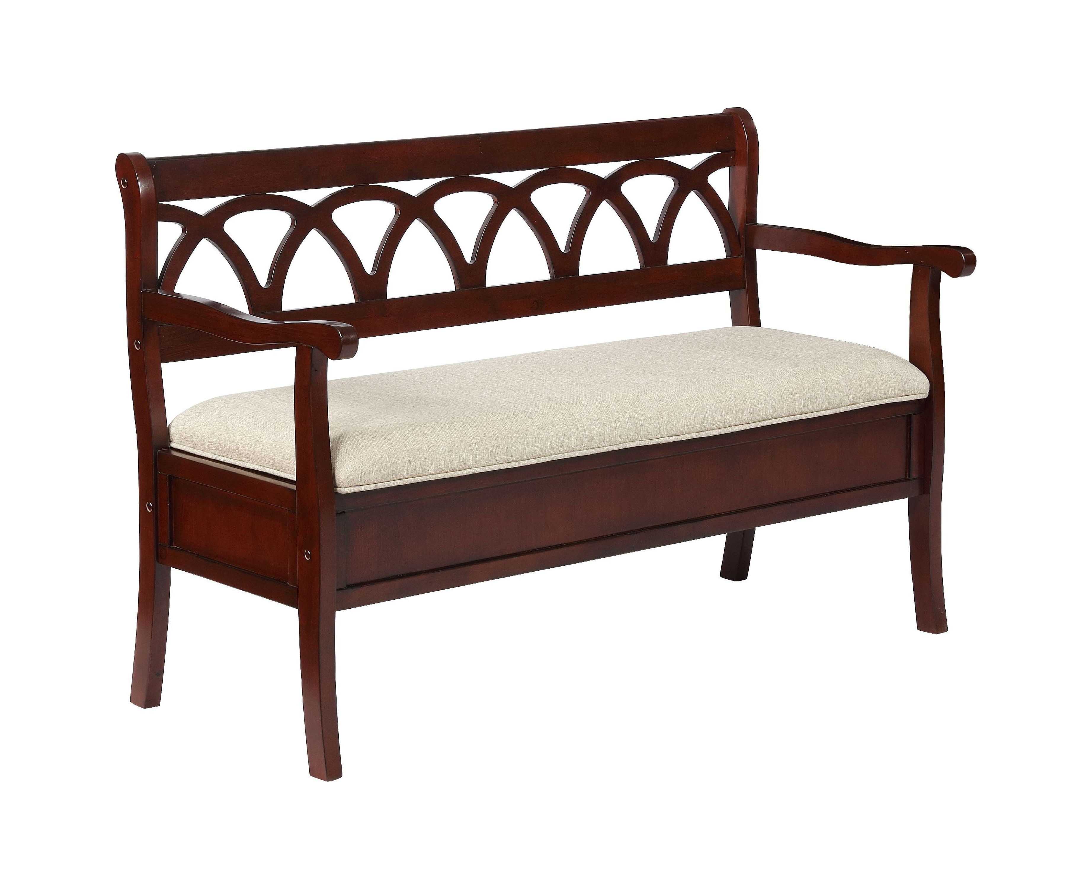 Powell Alisha Bench, Cherry - Walmart.com