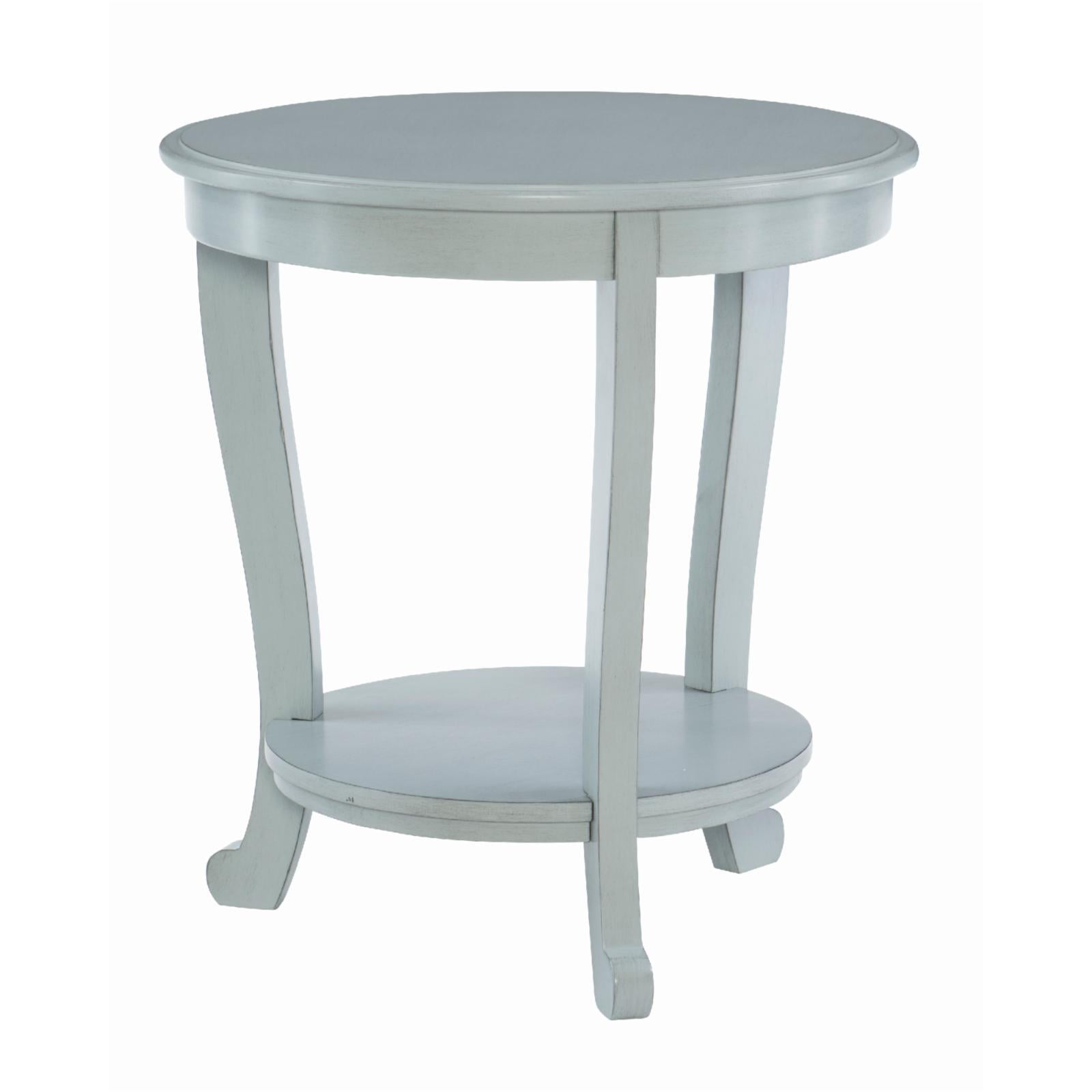 Aubert Accent Side Table, Grey - Walmart.com
