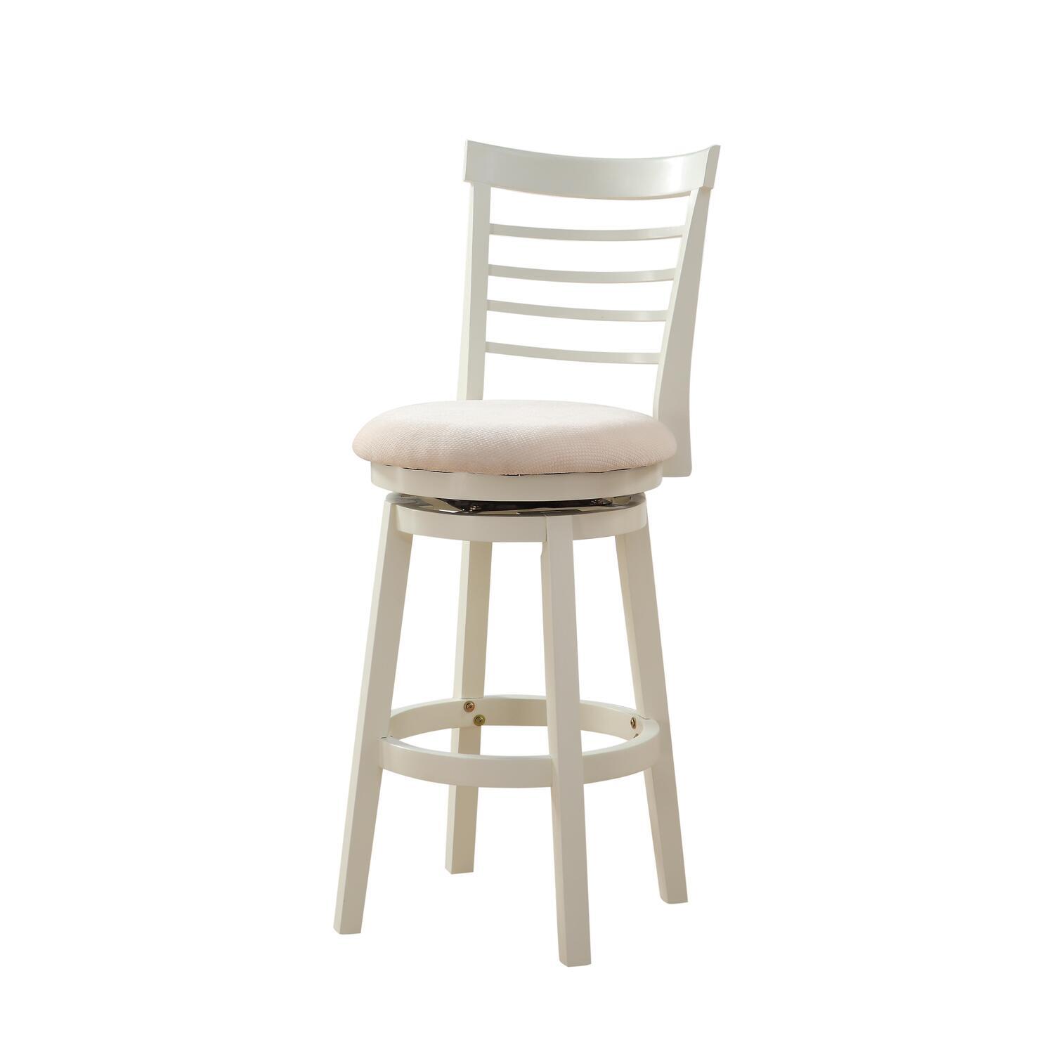 Powell Big & Tall Harbour Bar Stool, White - Walmart.com
