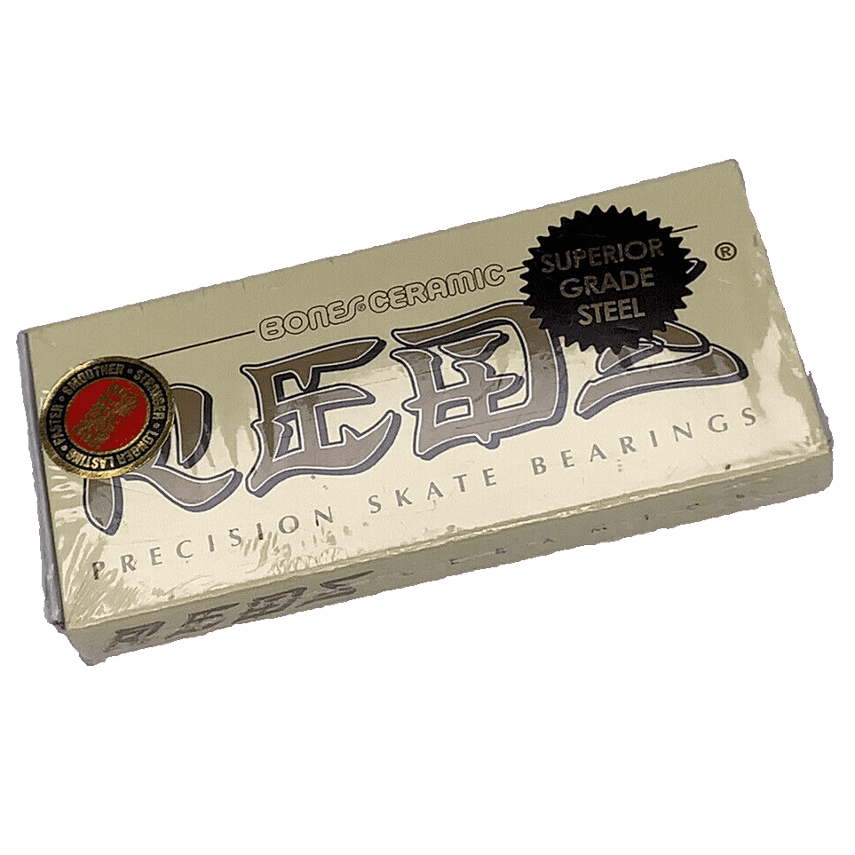 Powell Bones Reds Ceramics Precision Skateboard Longboard Bearings Set/8 NEW - Walmart.com