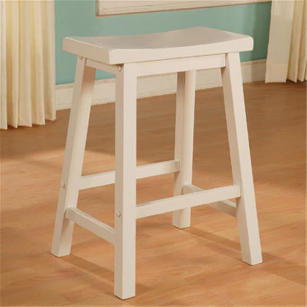 Powell Color Story Pure White Counter Stool - 24in. tall - Walmart.com
