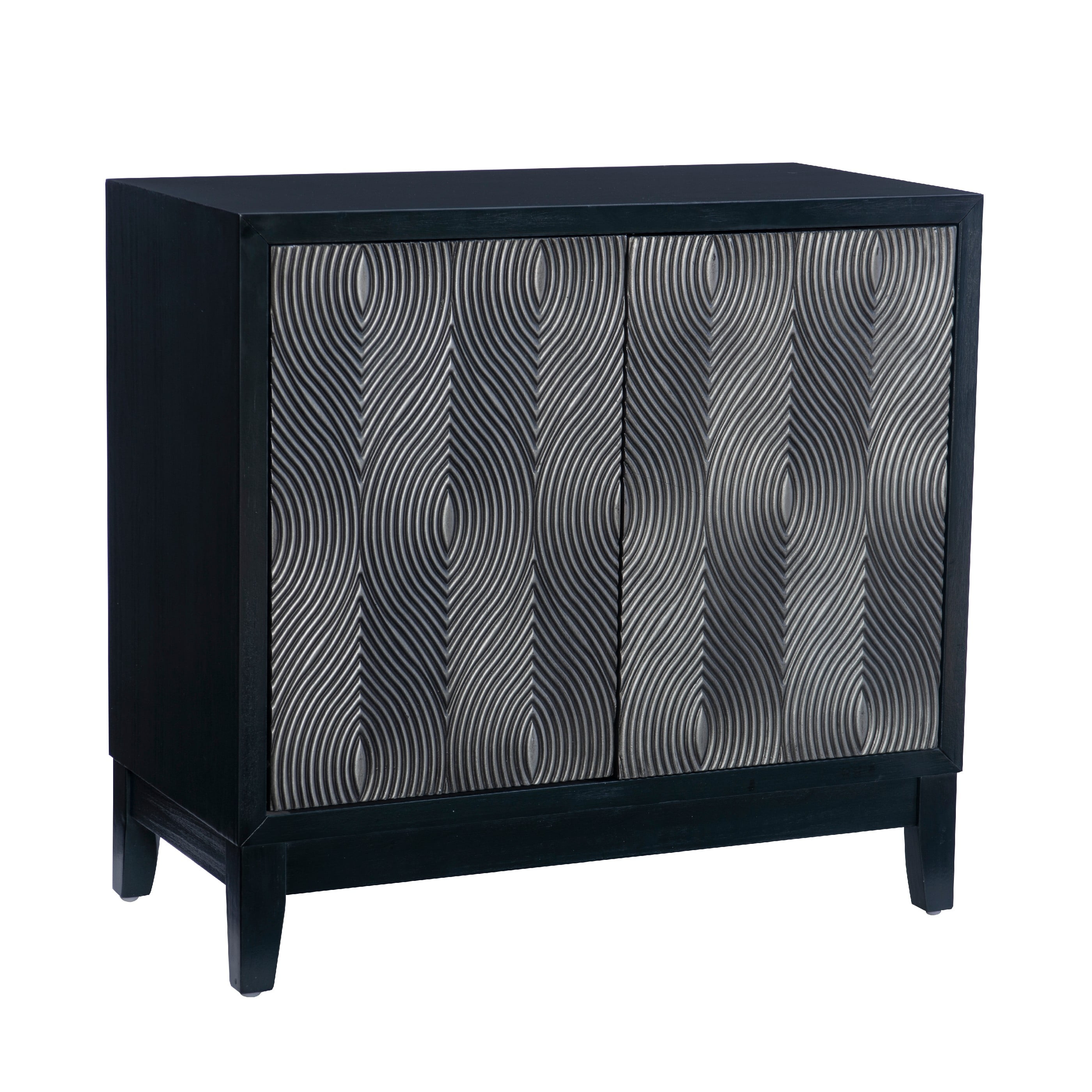 Free Shipping! Powell 2-Door Accent Cabinet, Graphite, Modern Storage ...