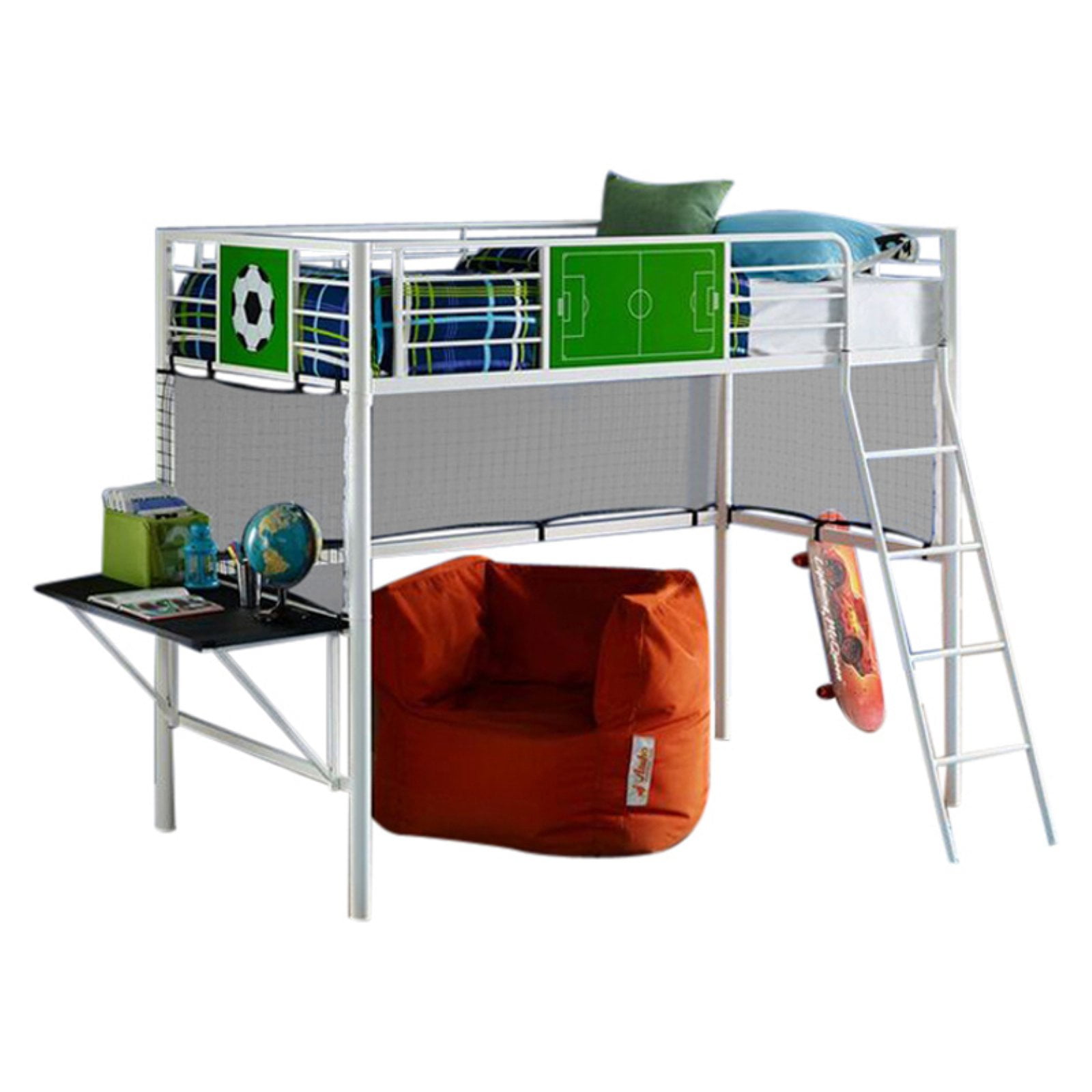 Powell Goal Keeper Loft Bed-Item Package Quantity:1,Quantity:1 ...