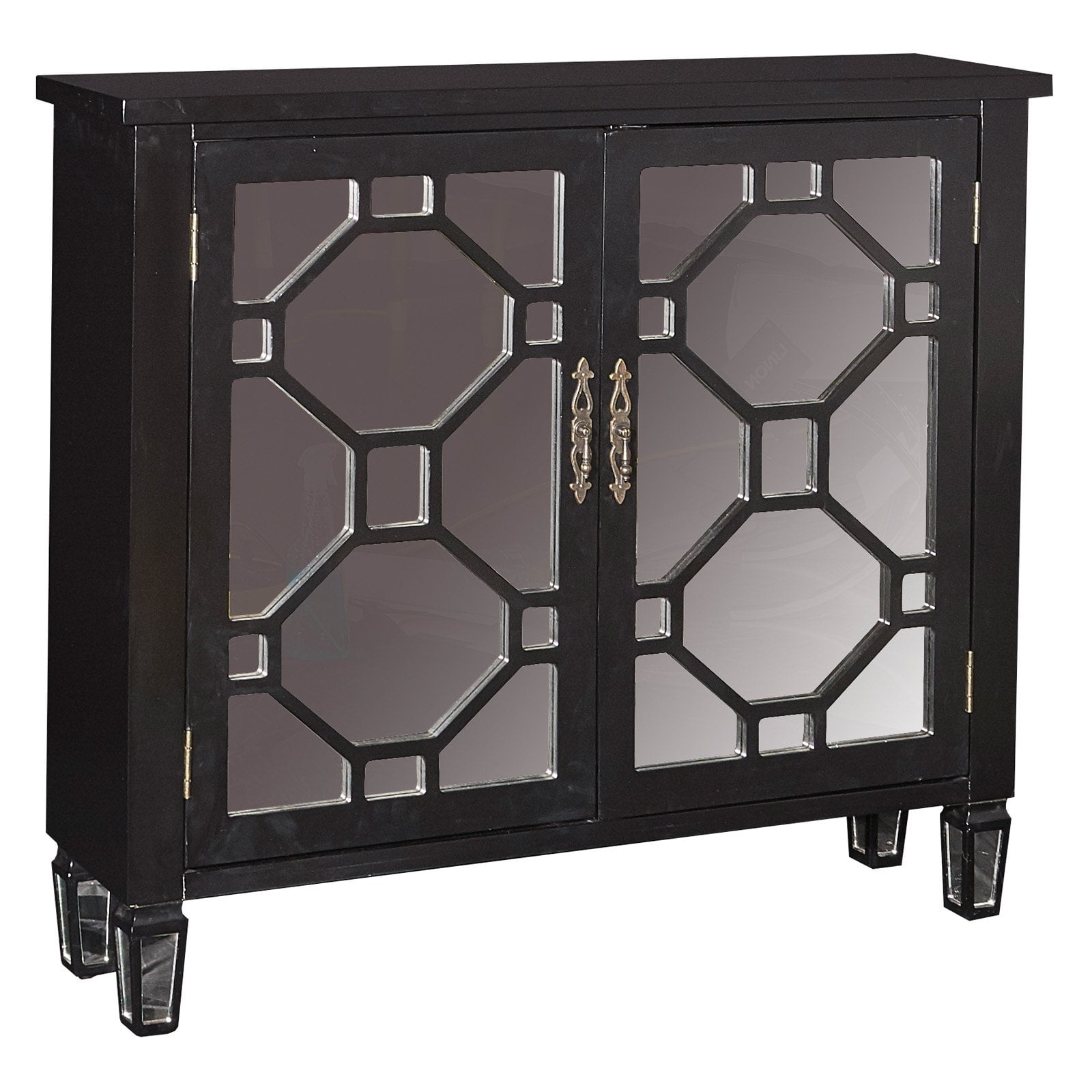 Powell Hex Dusk Shimmer 2 Door Console Table - Walmart.com