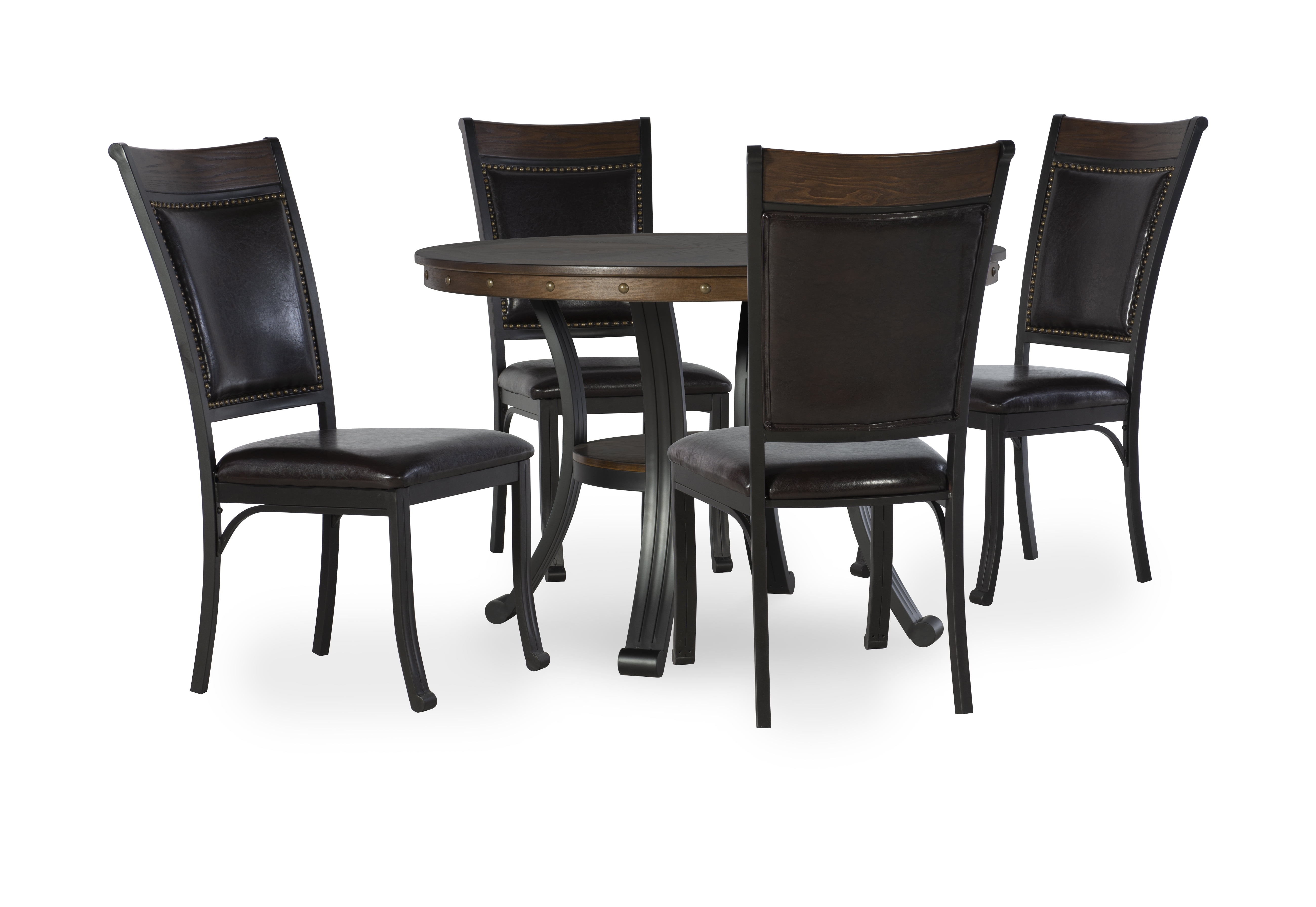 Free Shipping! Powell Holloway 5-Piece Dining Set, 30in Table, Seats 4 ...