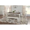 Powell Davini 6-Piece Dining Set, Natural - Walmart.com