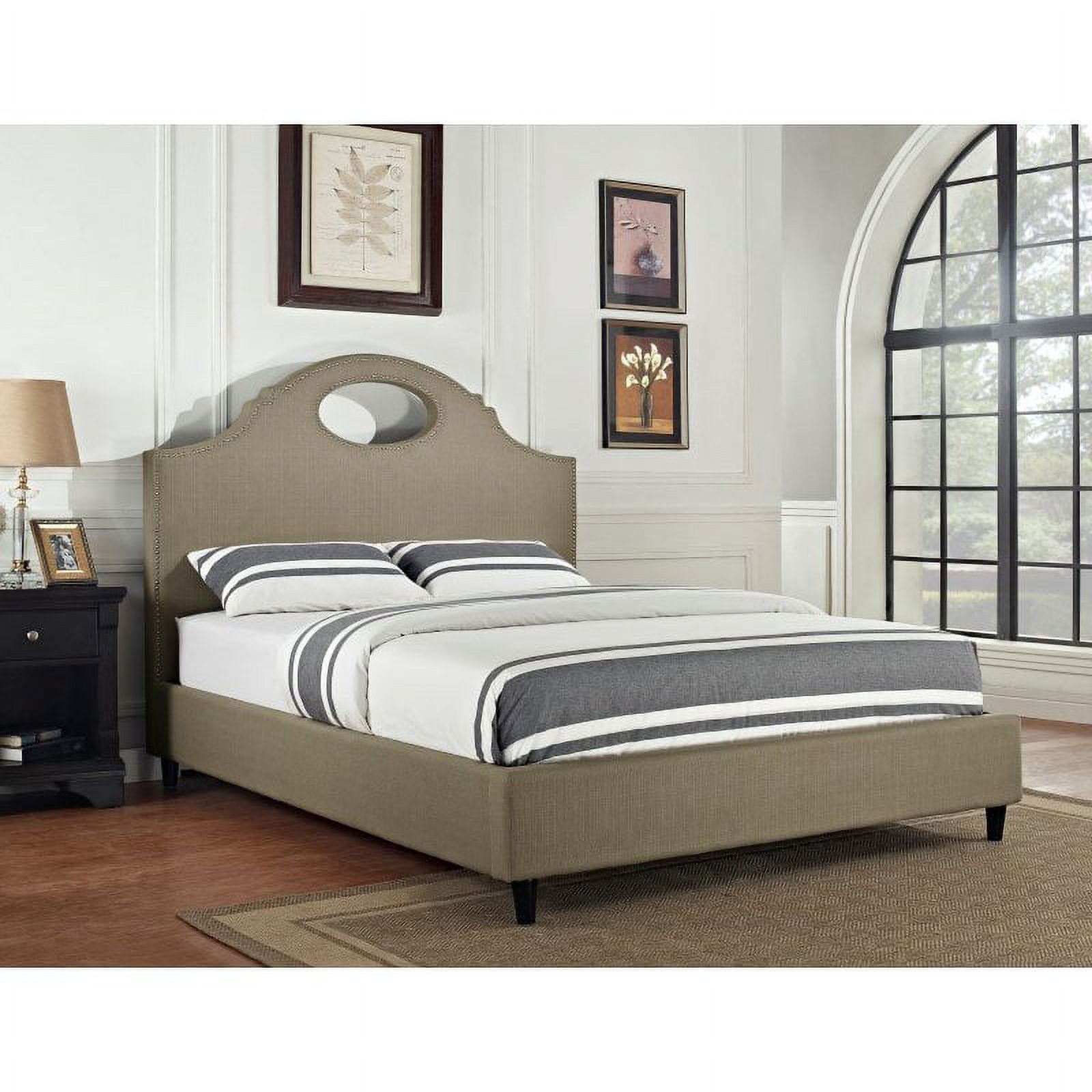 Powell King Panel Headboard in Tan - Walmart.com