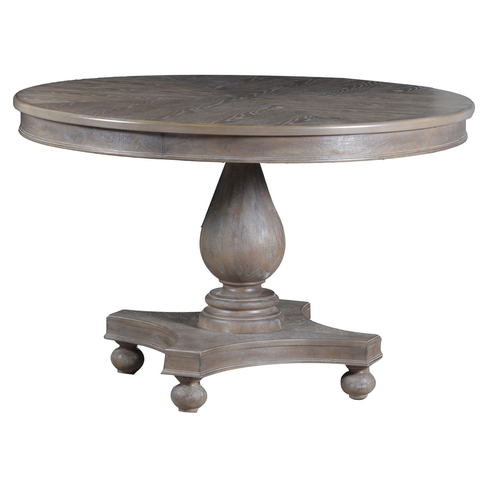 Powell Lenoir Dining Table, Wirebrushed Oak - Walmart.com
