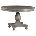Powell Lenoir Dining Table, Wirebrushed Oak - Walmart.com