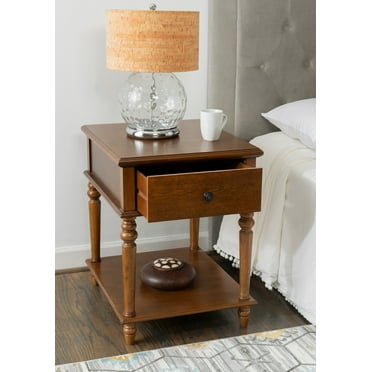 Free Shipping! Nathan James Andrew Side Table with 2 Drawers, White ...