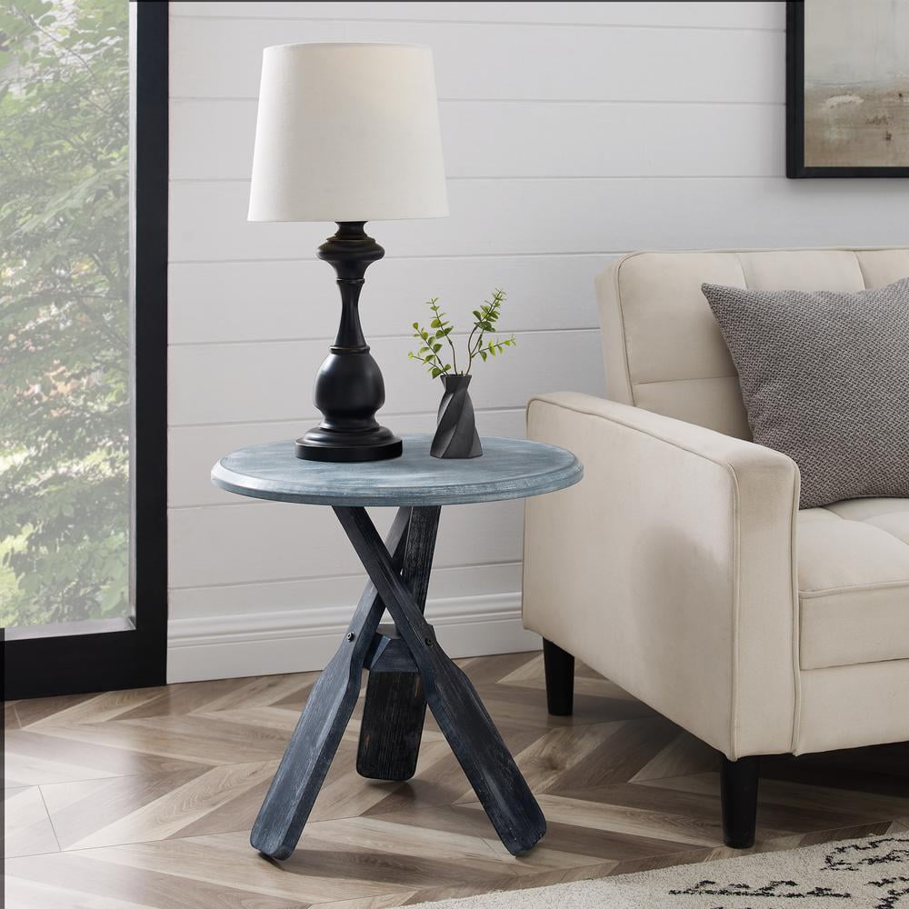 Omar Side Table Grey - Walmart.com